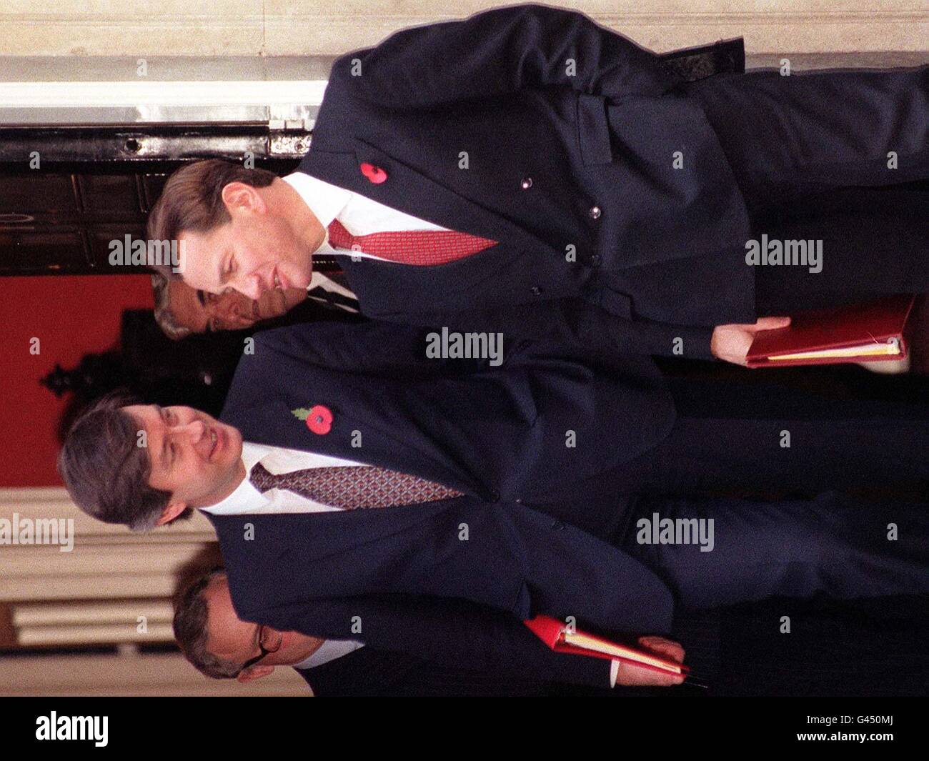 Health Secretary Stephen Dorrell (l) and Defence Secretary Michael ...