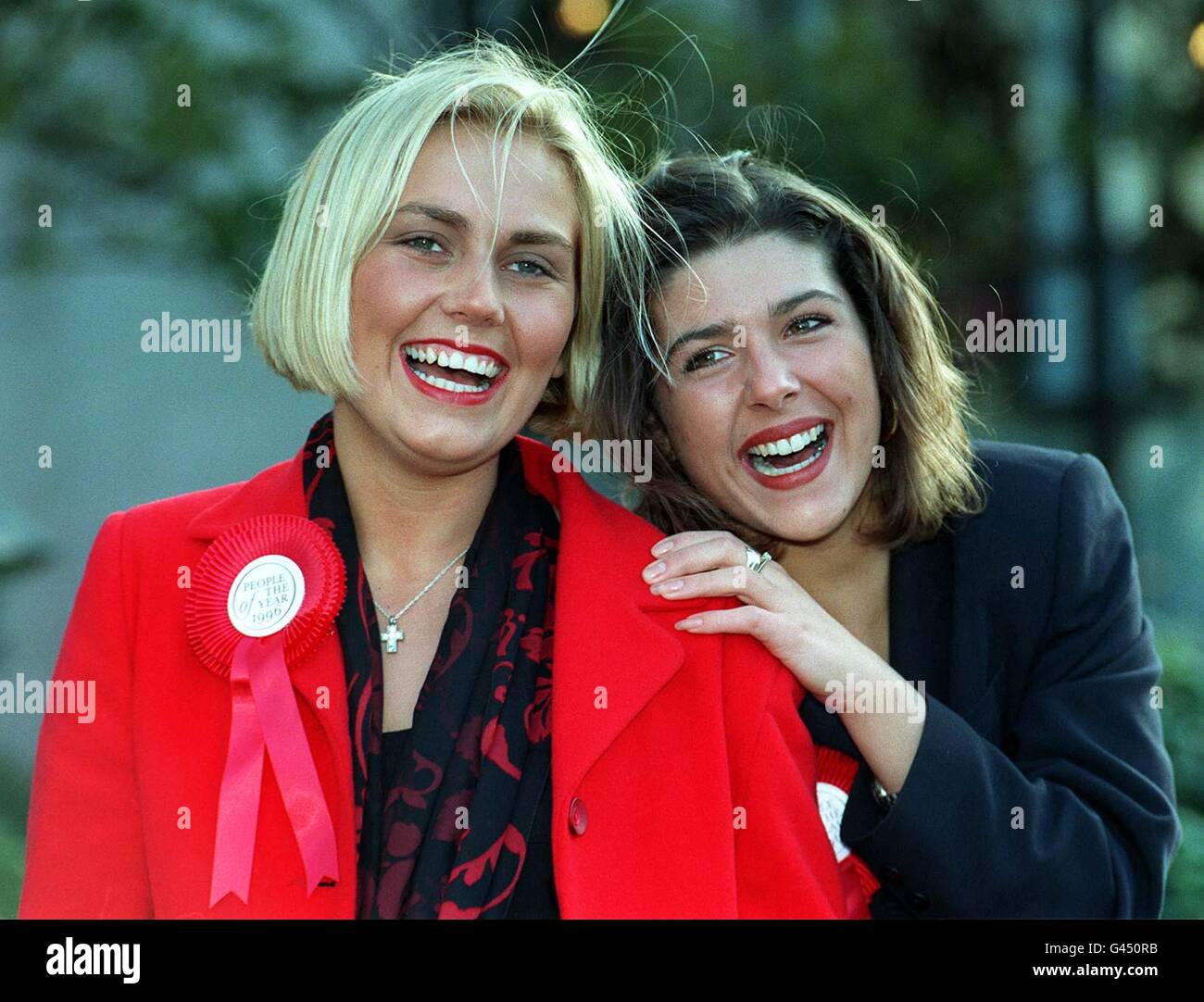 Picture shows Lisa Potts (l) and Katherine Wells who were both honoured ...