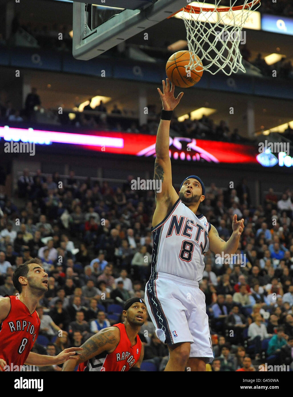 Basketball nba game one new nets toronto raptors o2 arena hi-res stock ...