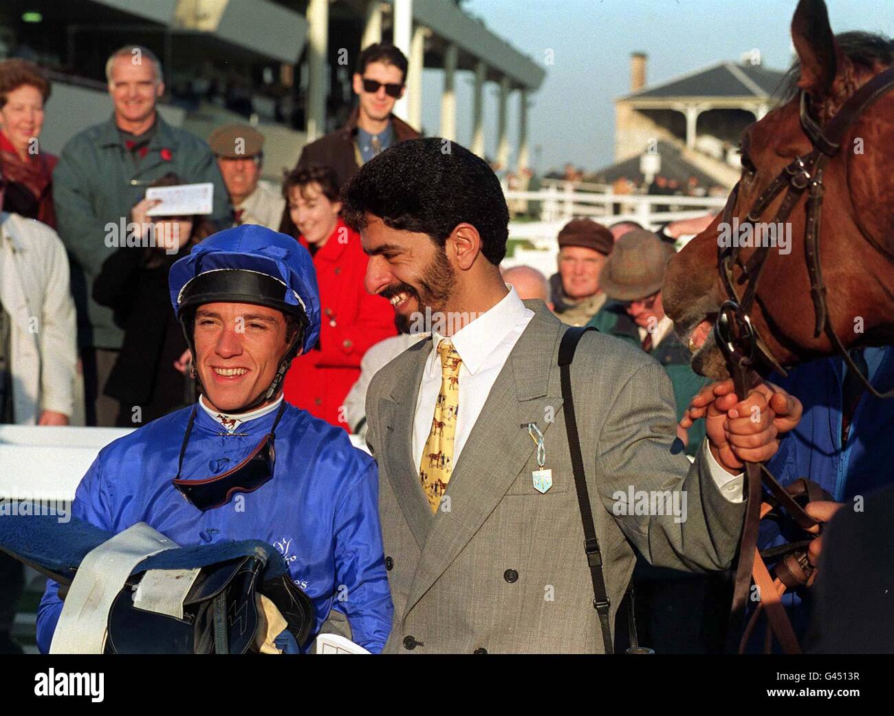 Happy day at Doncaster for Saeed bin Suroor as he makes certain of the ...
