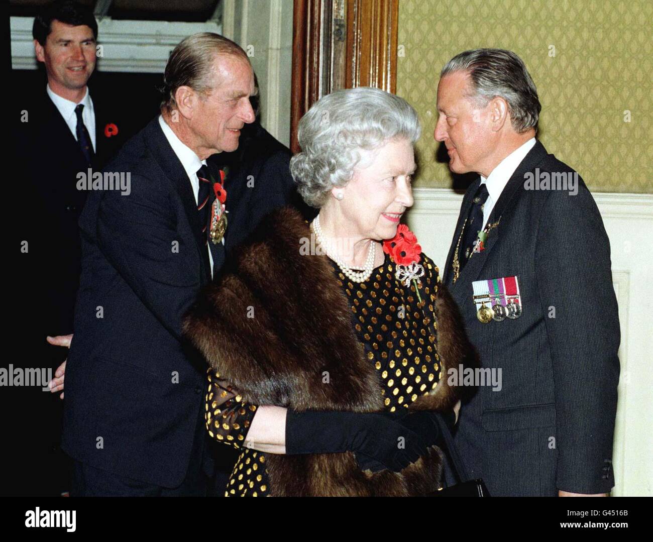 The Queen and the Duke of Edinburgh are greeted by Graham Downing ...