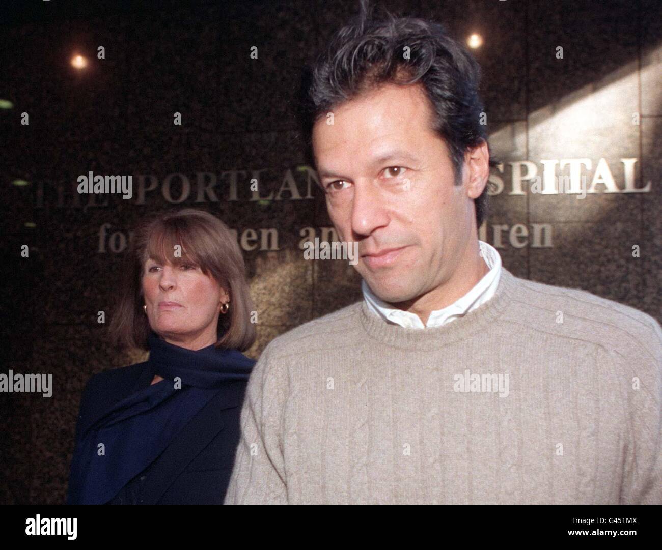 Imran Khan and his mother-in-law Lady Annabel Goldsmith leaving the ...