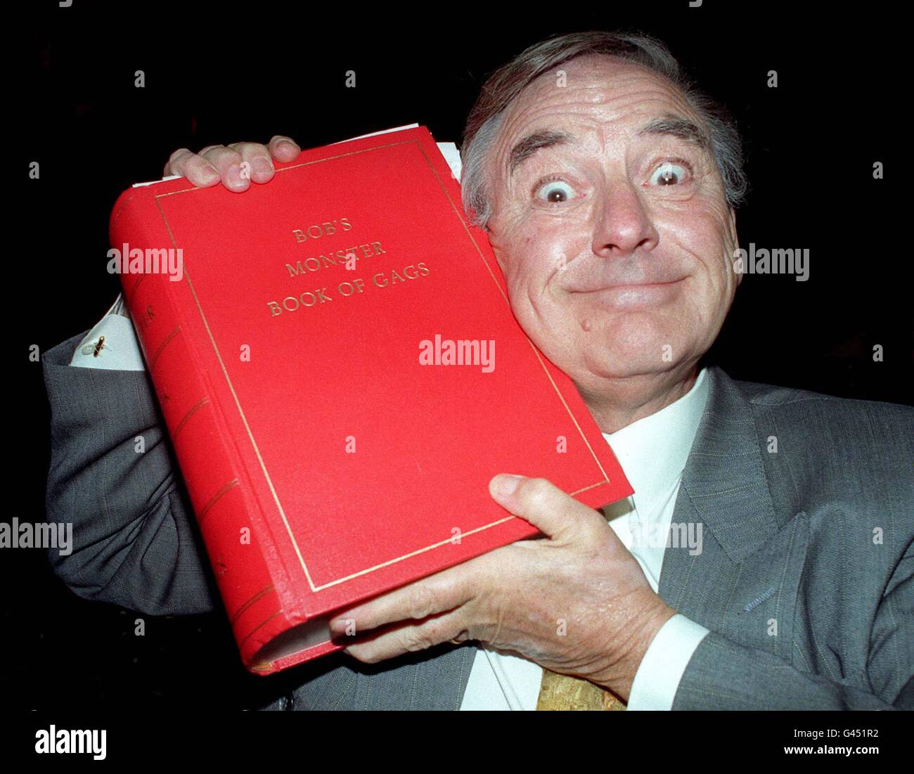 Entertainer Bob Monkhouse celebrating in London this evening (Monday ...