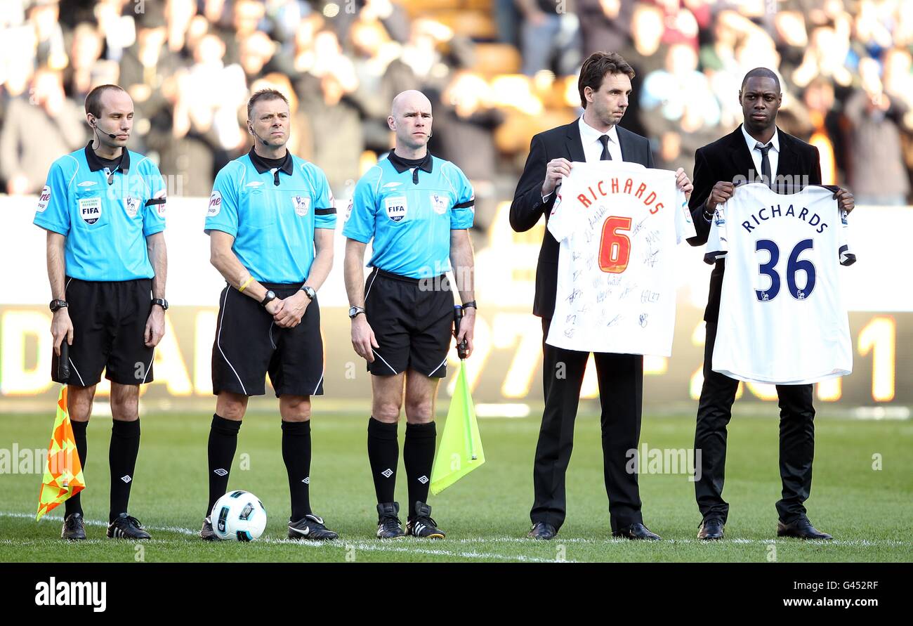 Former teammates Ledley King (far right) and Claus Lundekvam (second ...