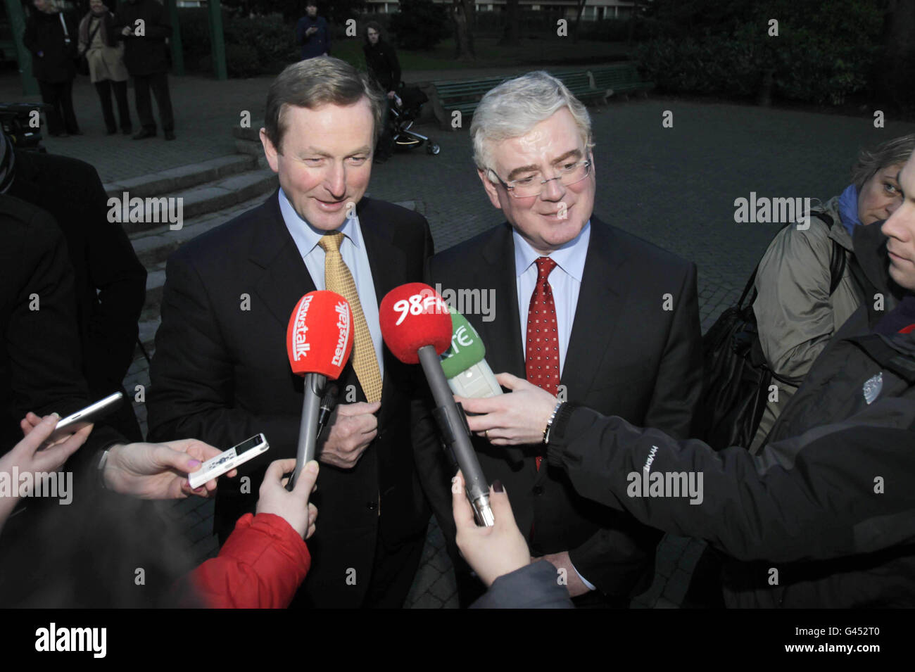 Parties strike coalition deal Stock Photo - Alamy