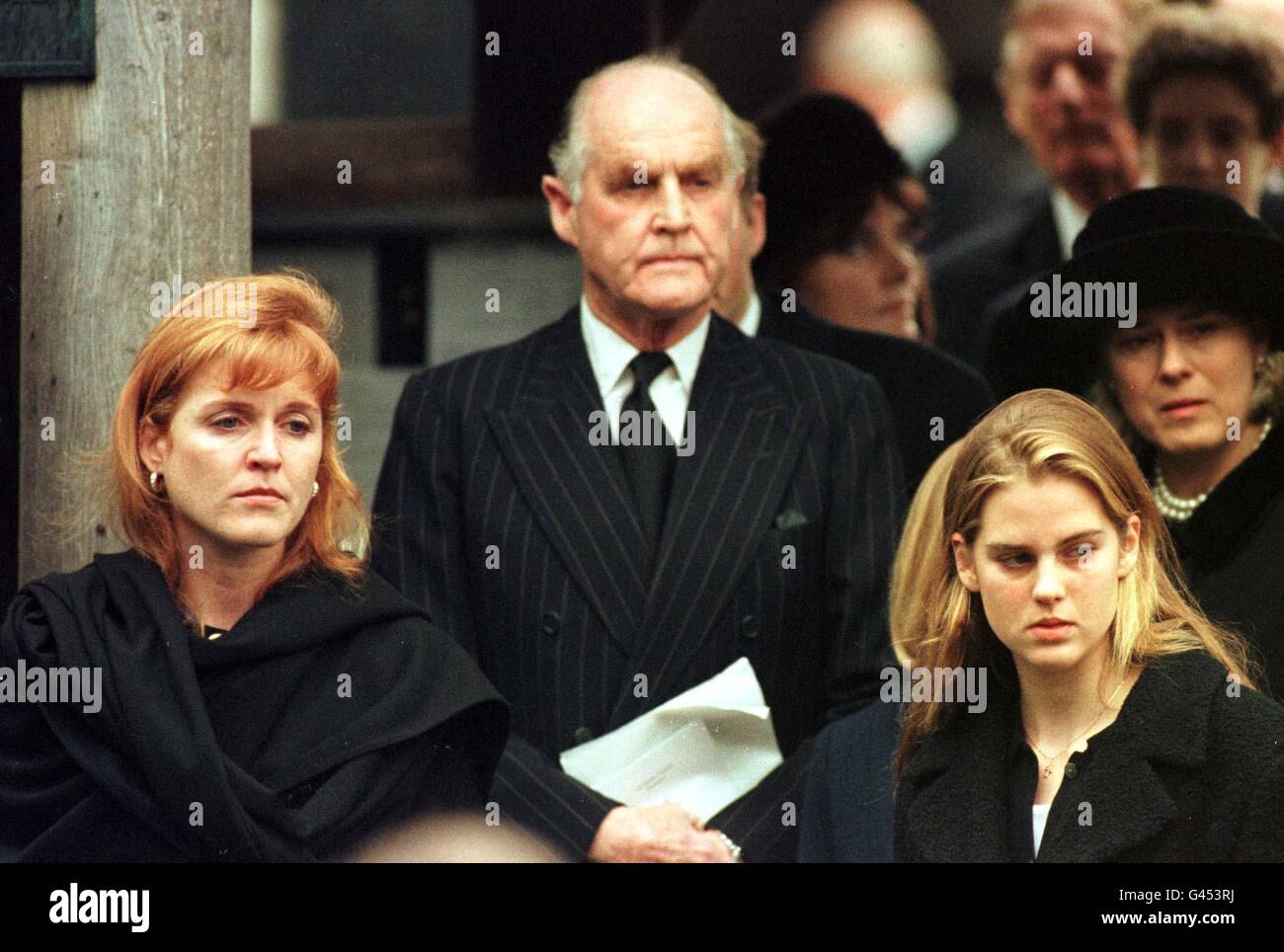 Followed by her father major ronald ferguson hi-res stock photography ...