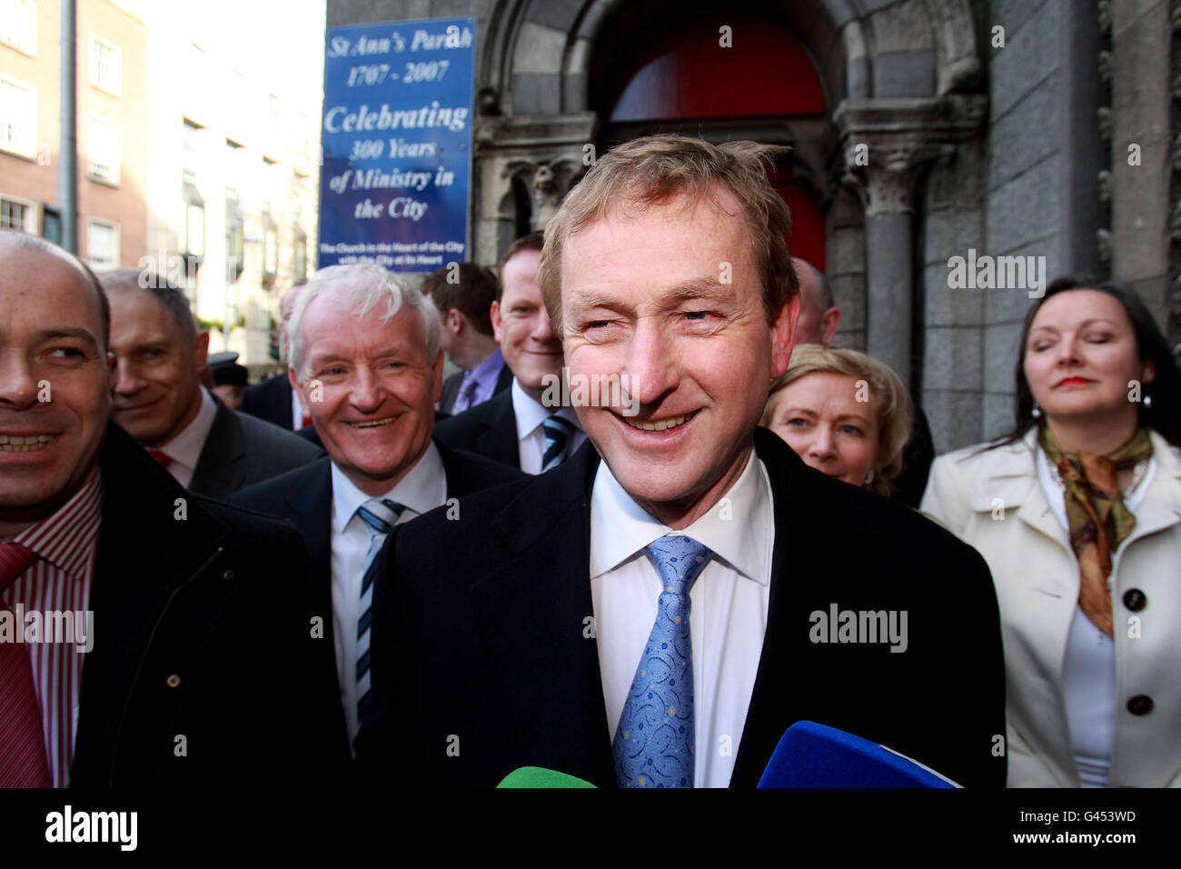 First day of the Dail Stock Photo - Alamy