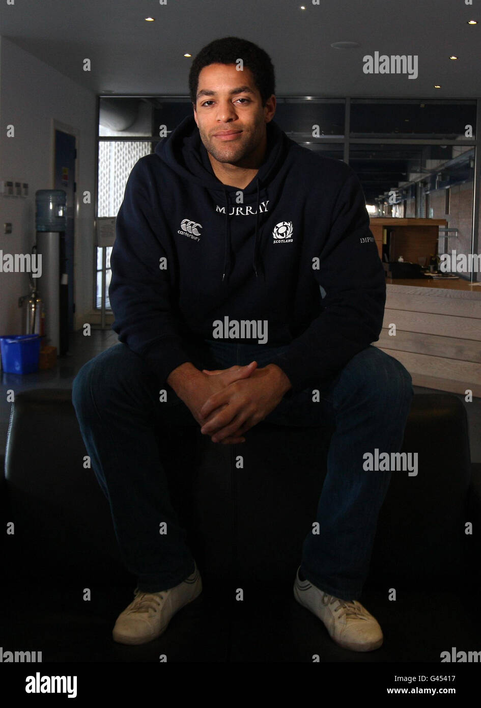 Scotland's Joe Ansbro during a team announcement at Murrayfield ...