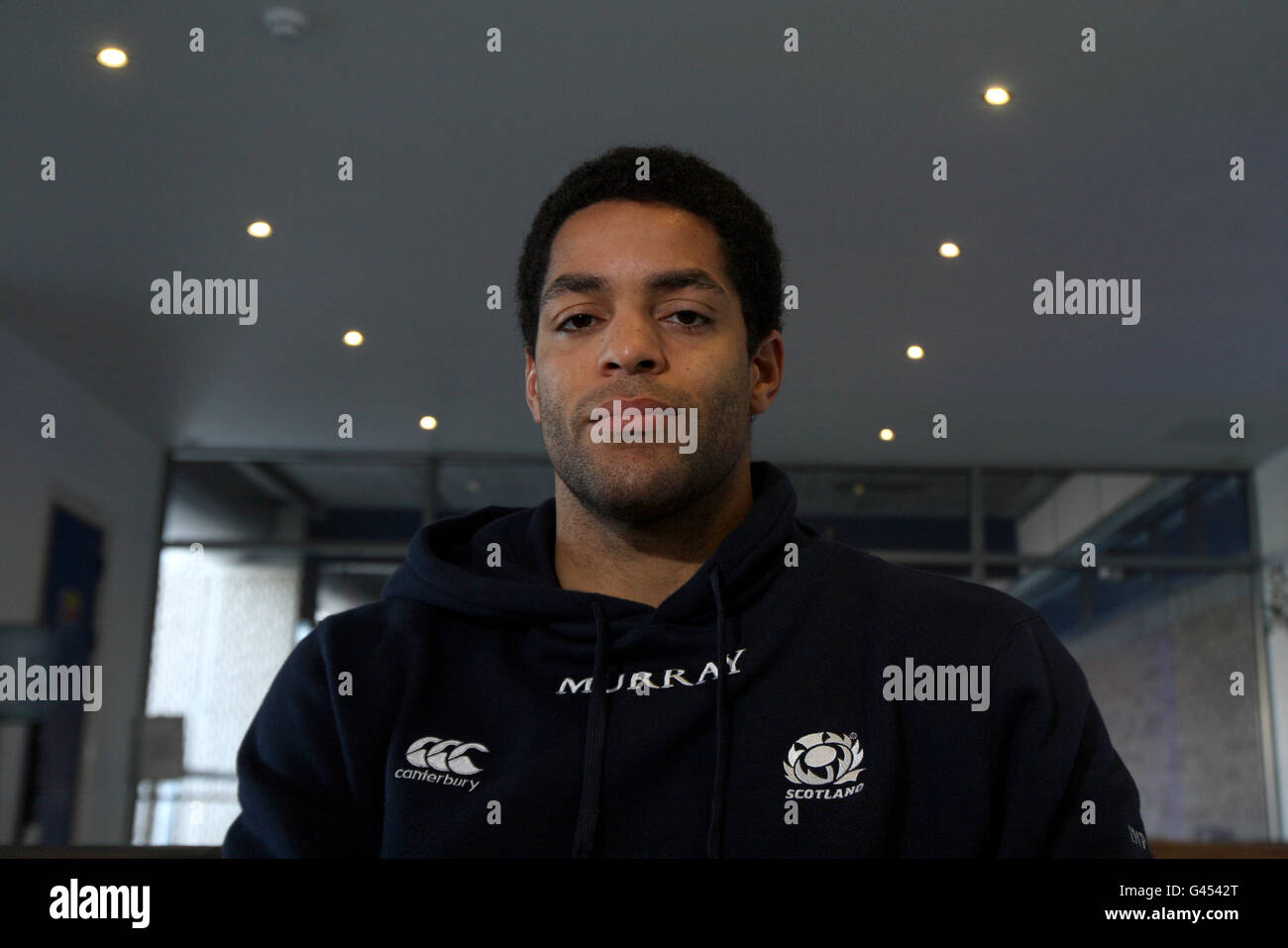 Scotland's Joe Ansbro during a team announcement at Murrayfield ...
