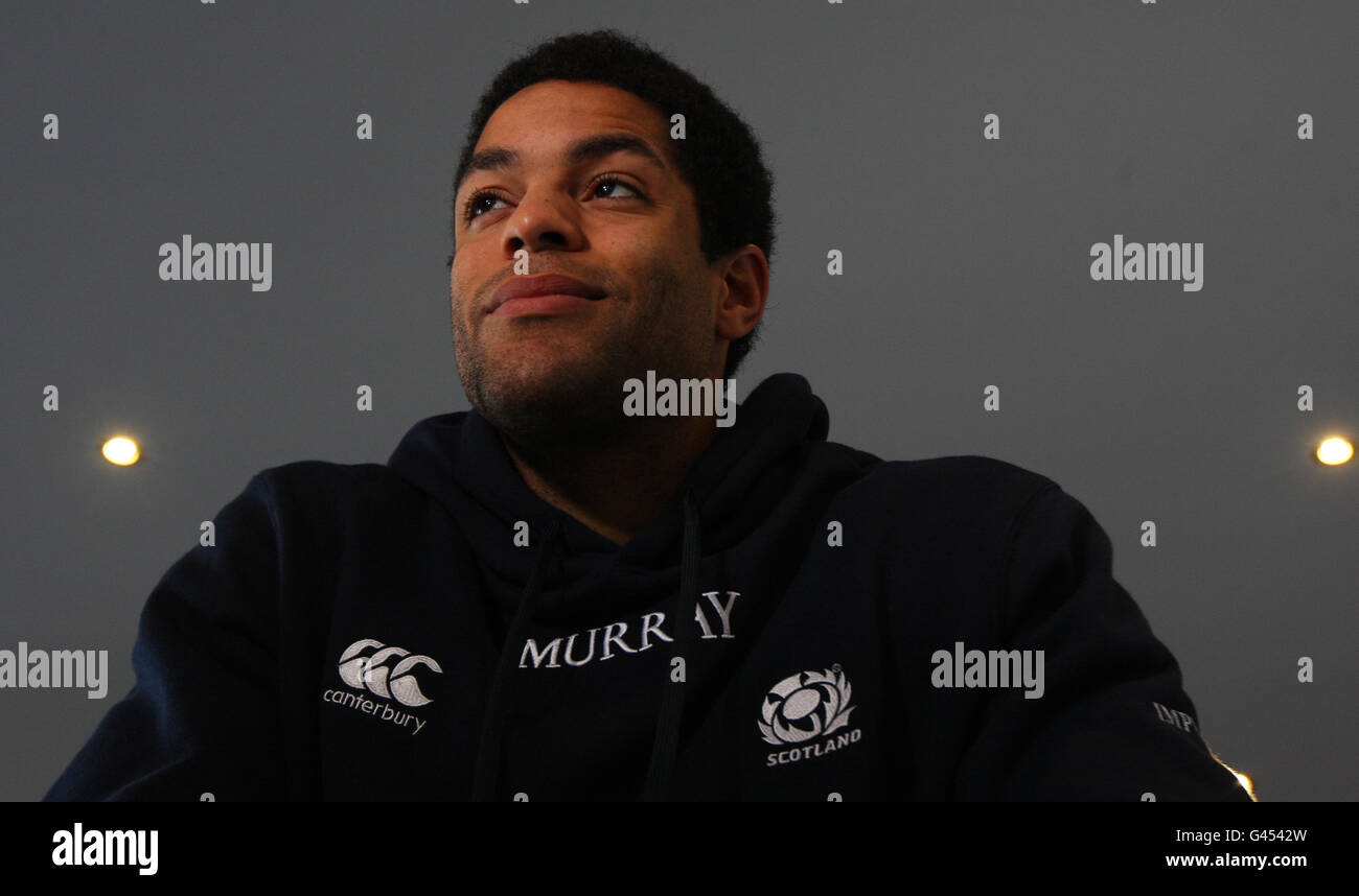 Scotland's Joe Ansbro during a team announcement at Murrayfield ...