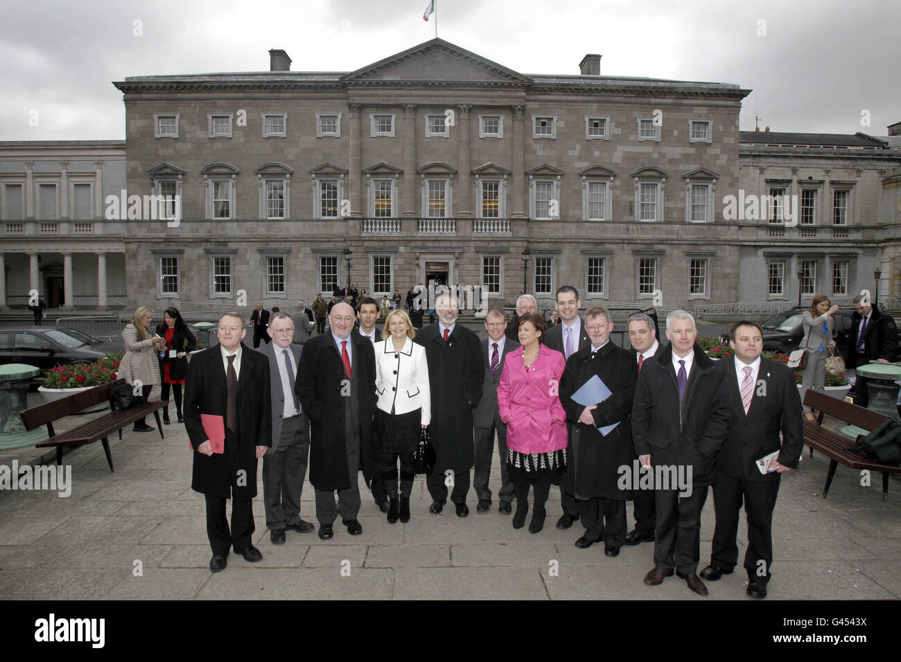 First day of the Dail Stock Photo - Alamy