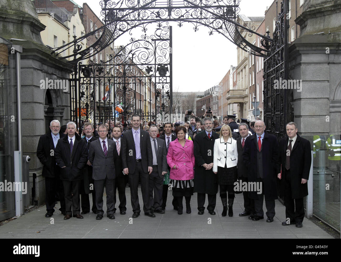 First day of the Dail Stock Photo - Alamy