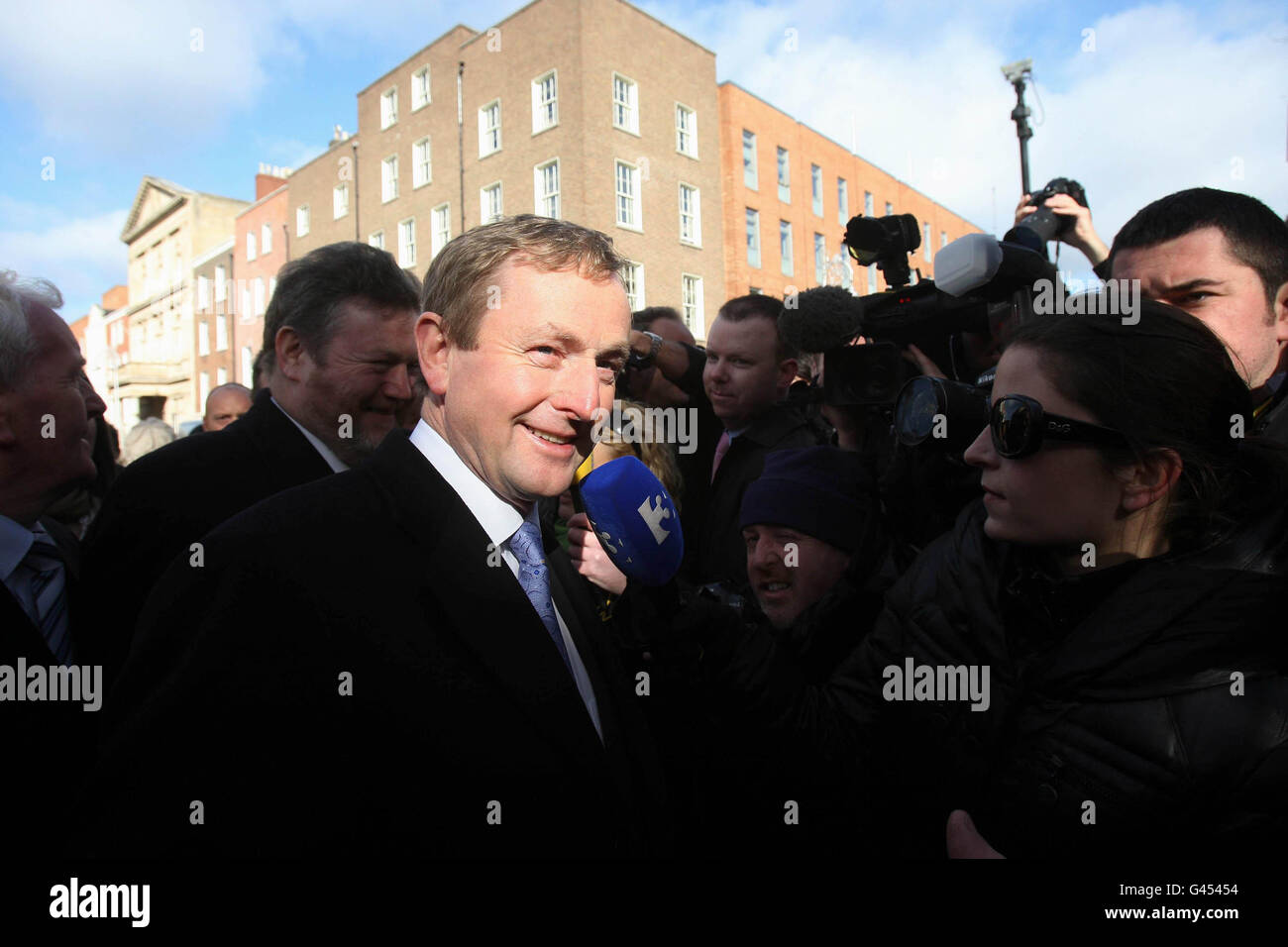 First day of the Dail Stock Photo - Alamy