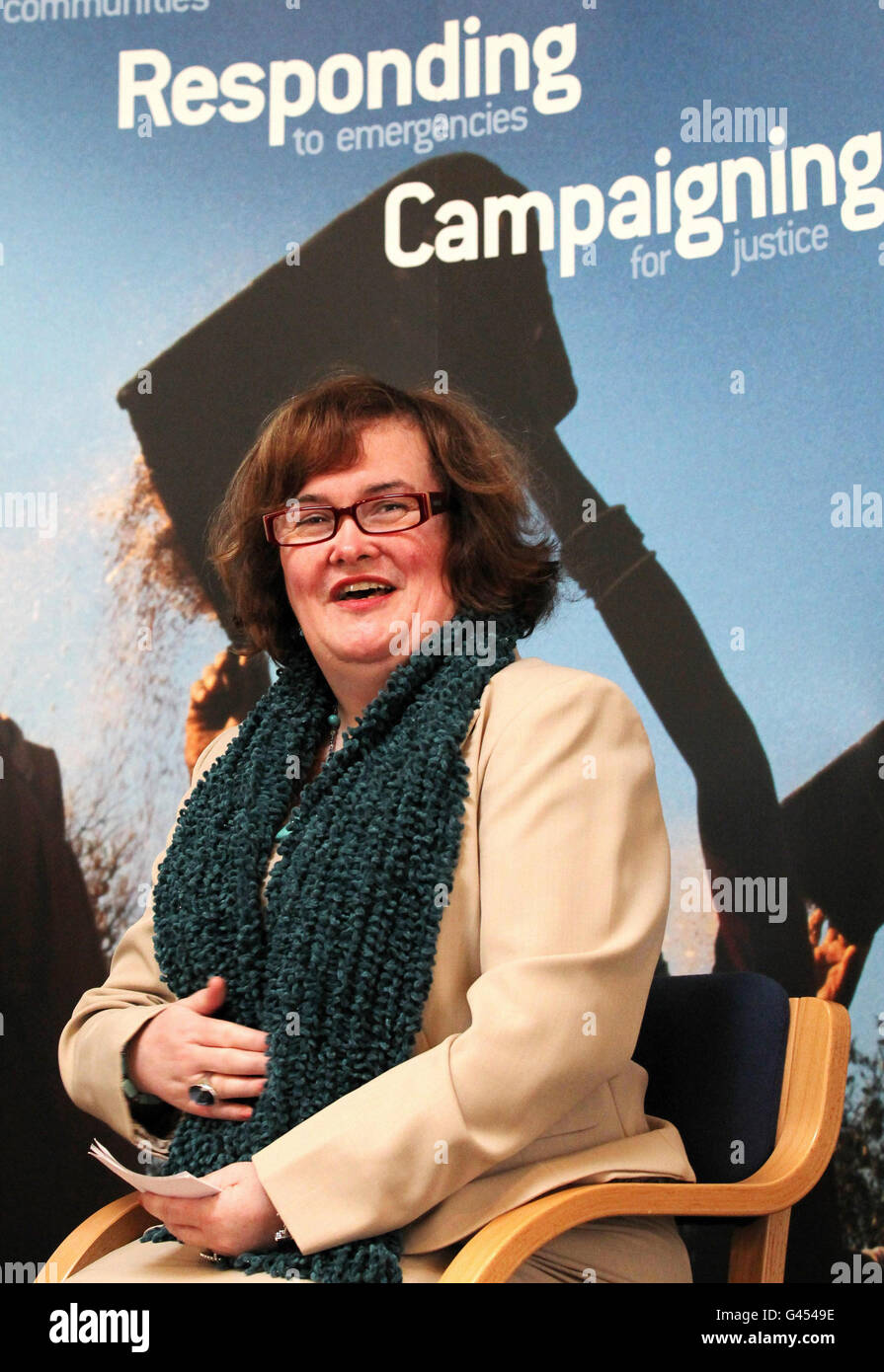 Singing sensation Susan Boyle at the launch of the the Scottish ...