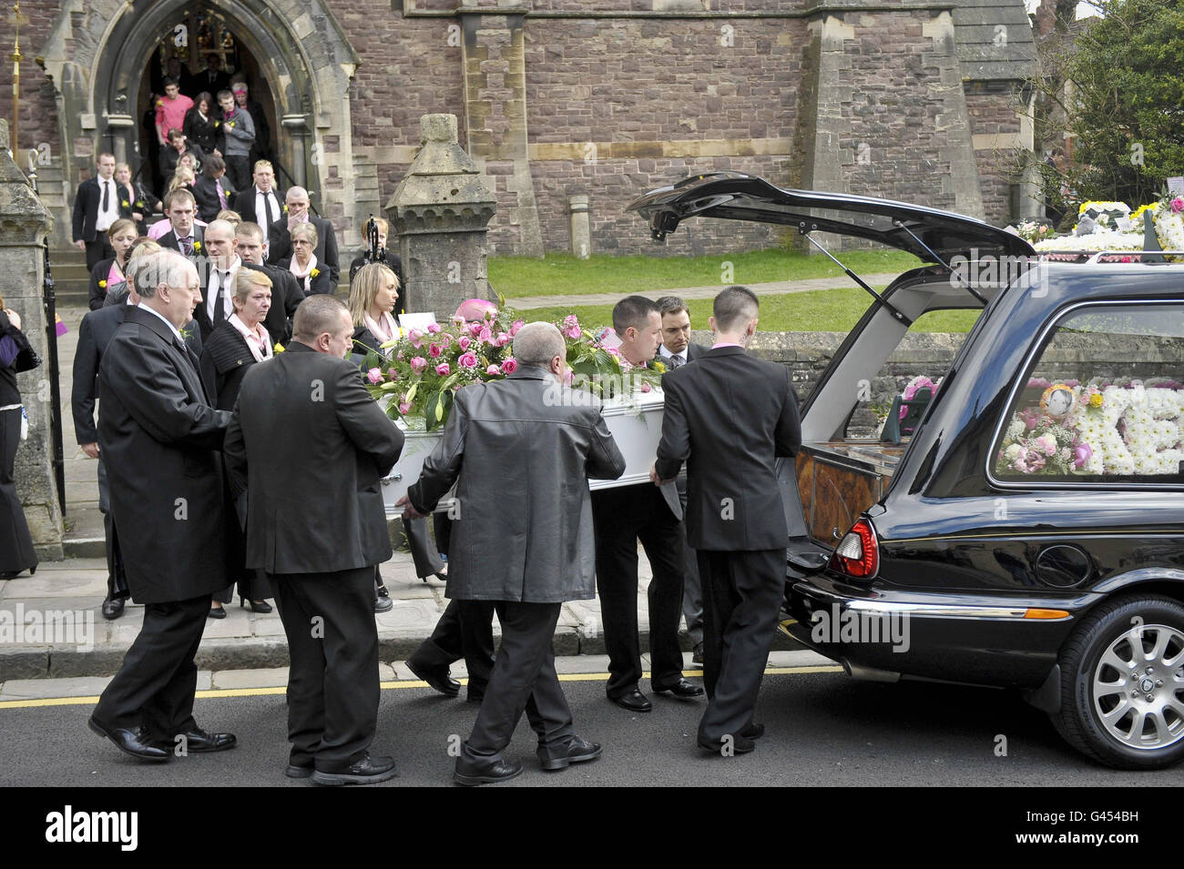 Nikitta Grender funeral Stock Photo - Alamy