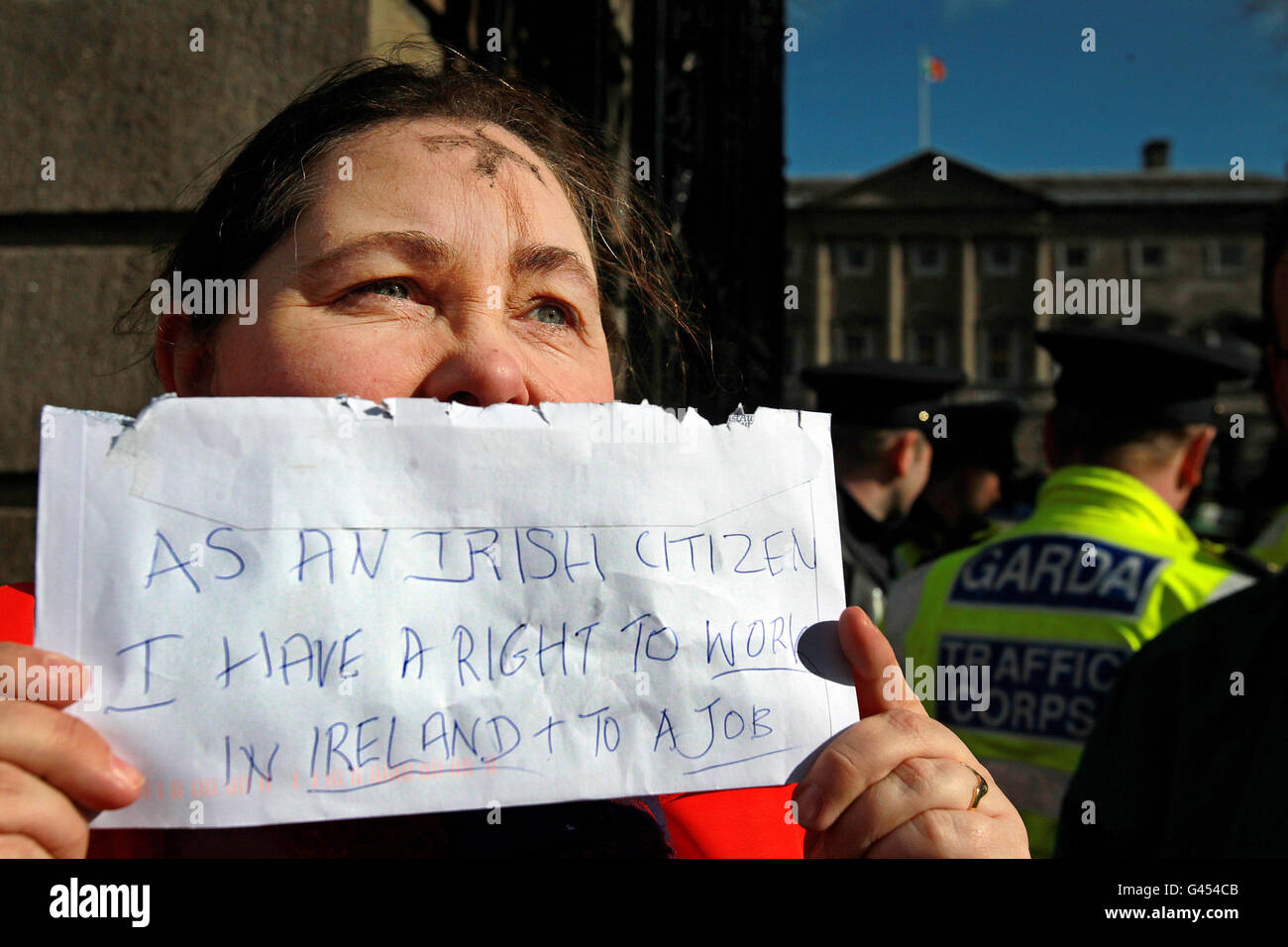 First day of the Dail Stock Photo - Alamy