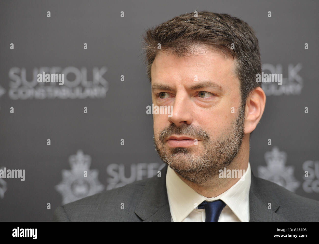 Detective Chief Superintendent Simon Parkes of Suffolk Police speaking ...