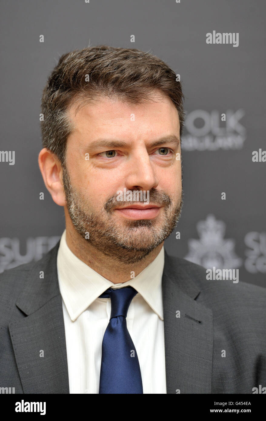 Detective Chief Superintendent Simon Parkes of Suffolk Police speaking ...