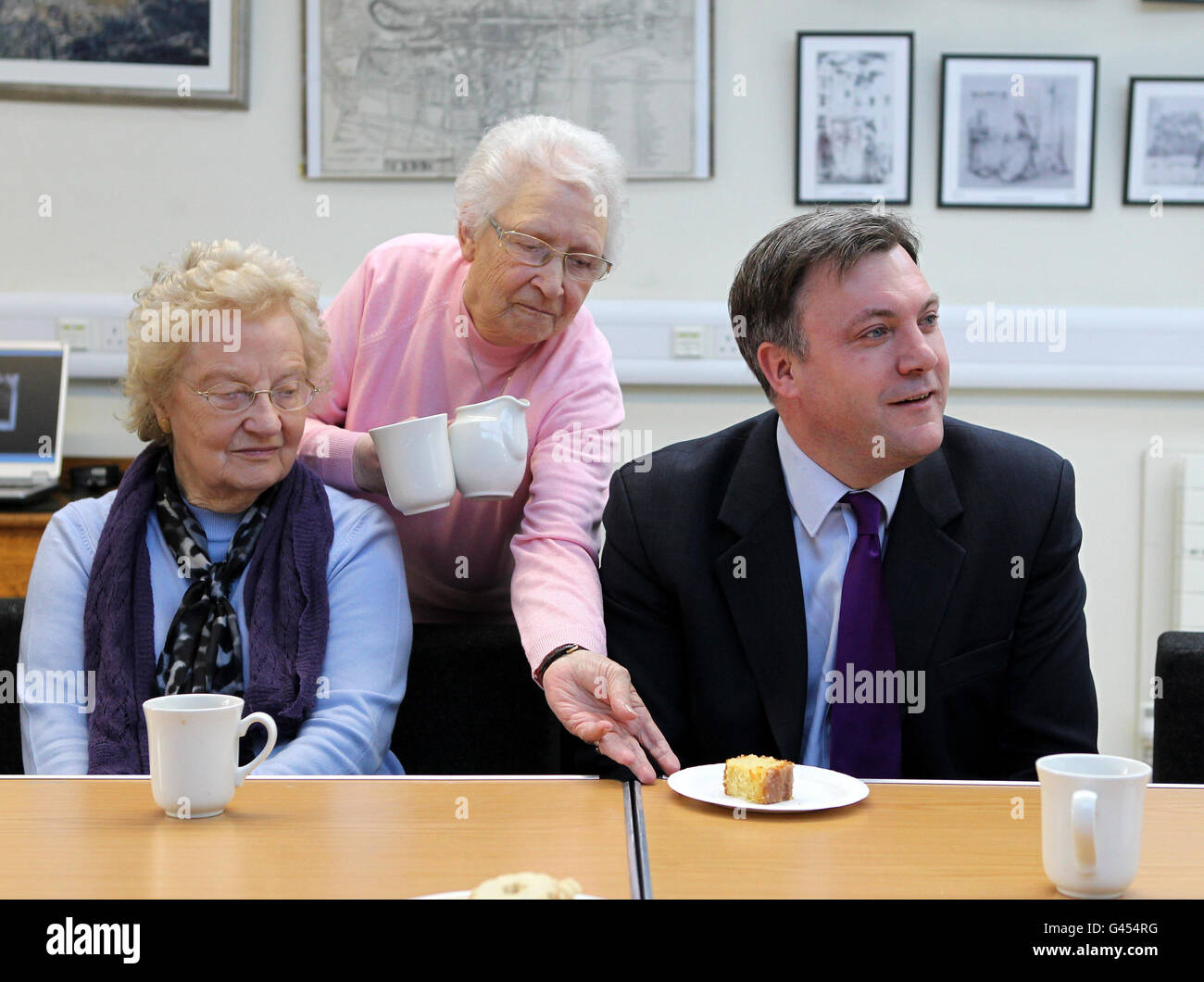 Ed Balls in Scotland Stock Photo - Alamy