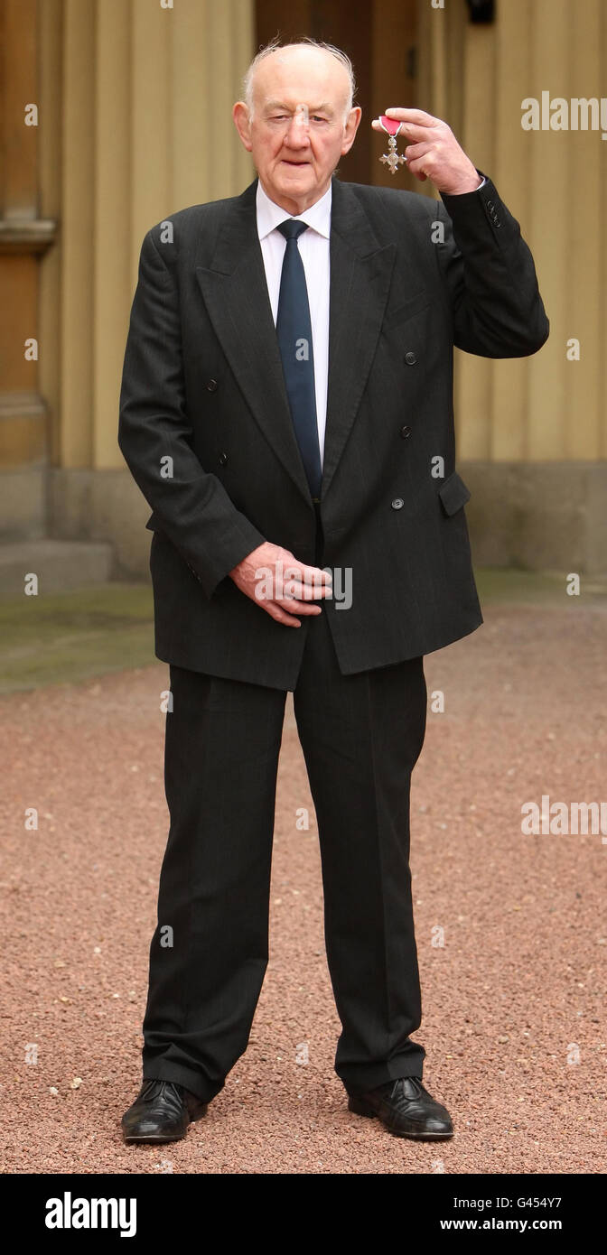 Presented by britains queen elizabeth ii investiture ceremony ...