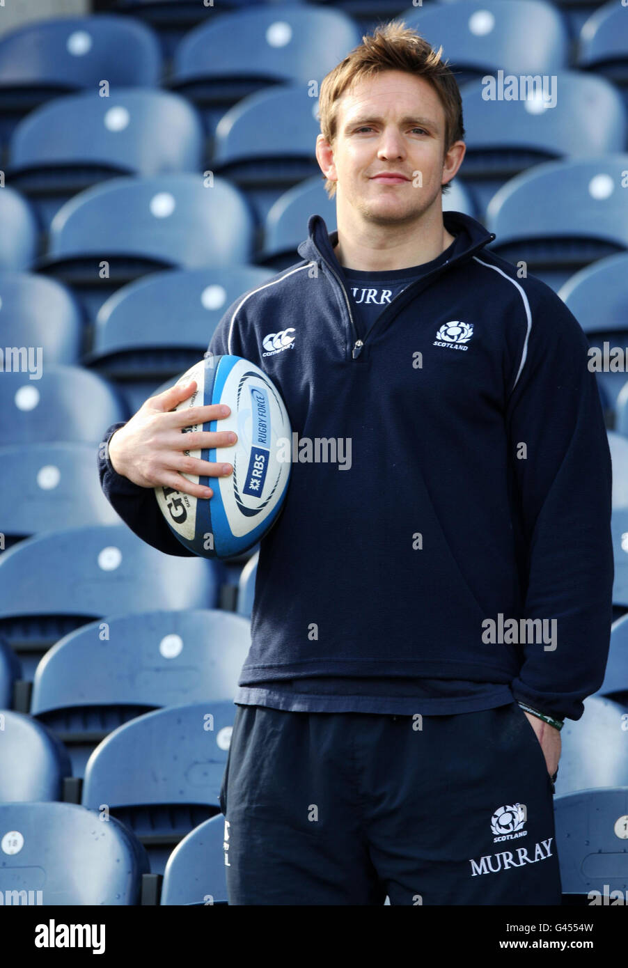 Scotland's Rory Lawson after a Press Conference at Murrayfield ...