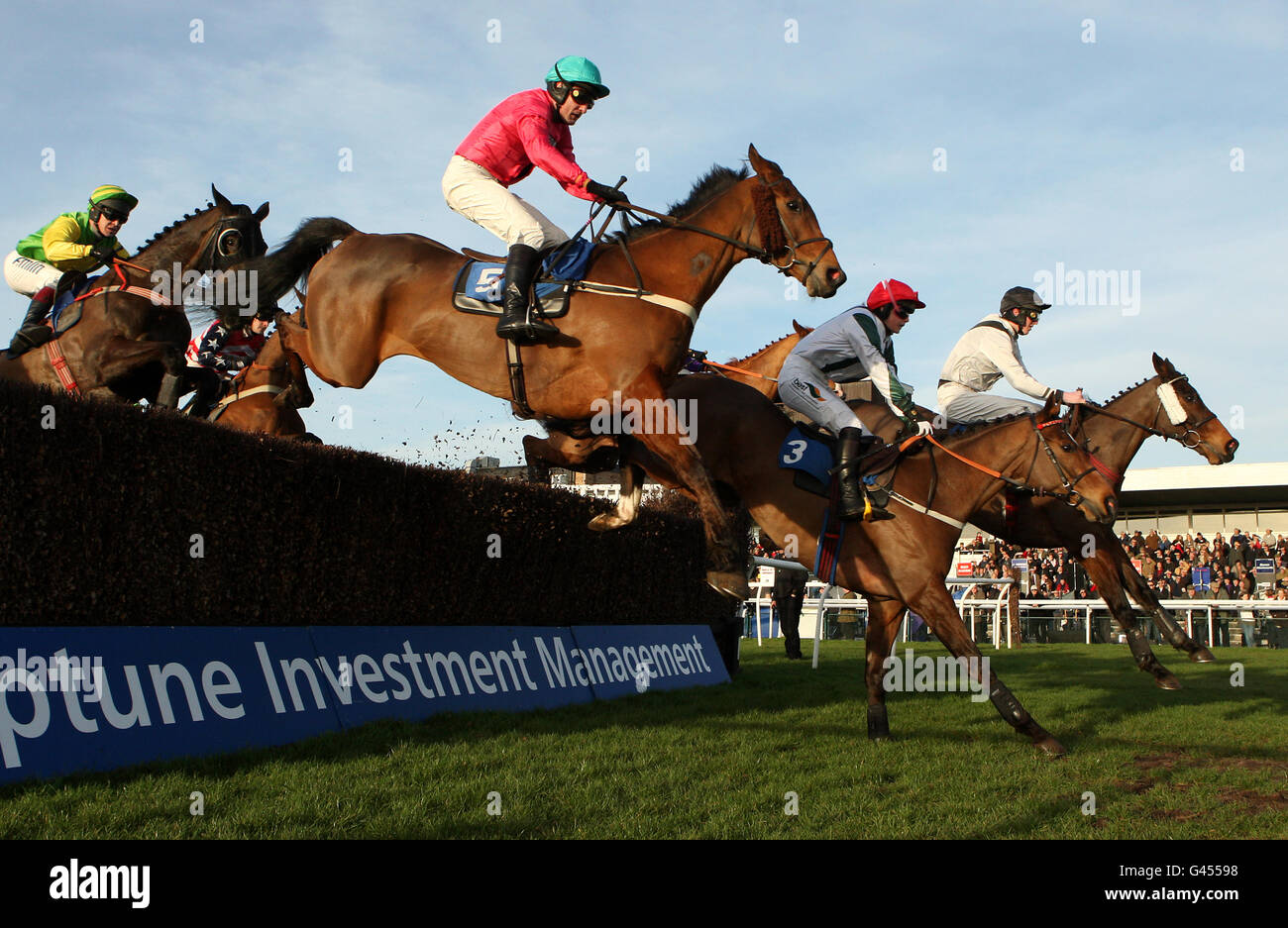 R johnson jockey huntingdon hi-res stock photography and images - Alamy