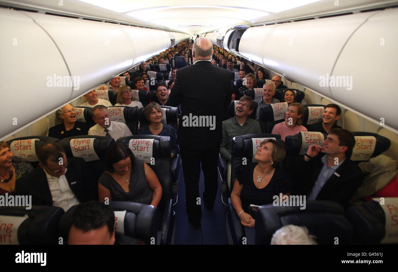 Highest stand-up comedy gig in the world Stock Photo - Alamy