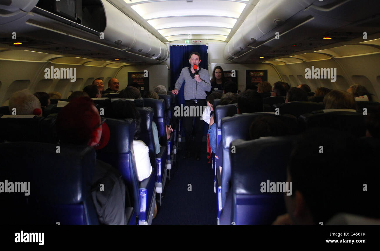 Highest stand-up comedy gig in the world Stock Photo - Alamy