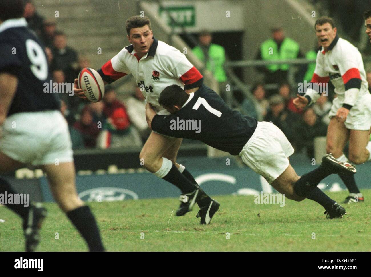 Rugby Eng v Scotland 5 Stock Photo - Alamy