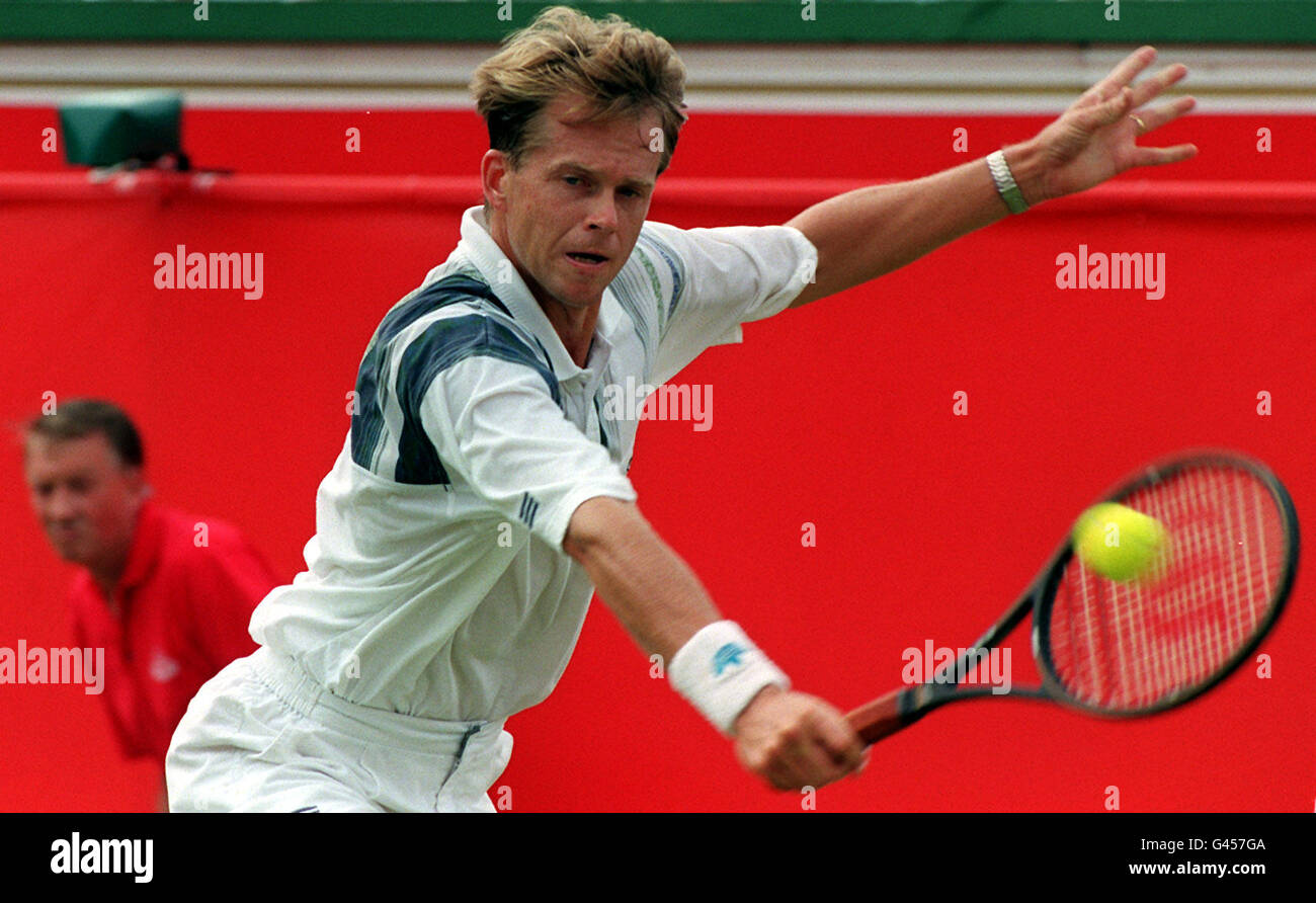 Sport tennis action stefan edberg tennis hi-res stock photography and ...