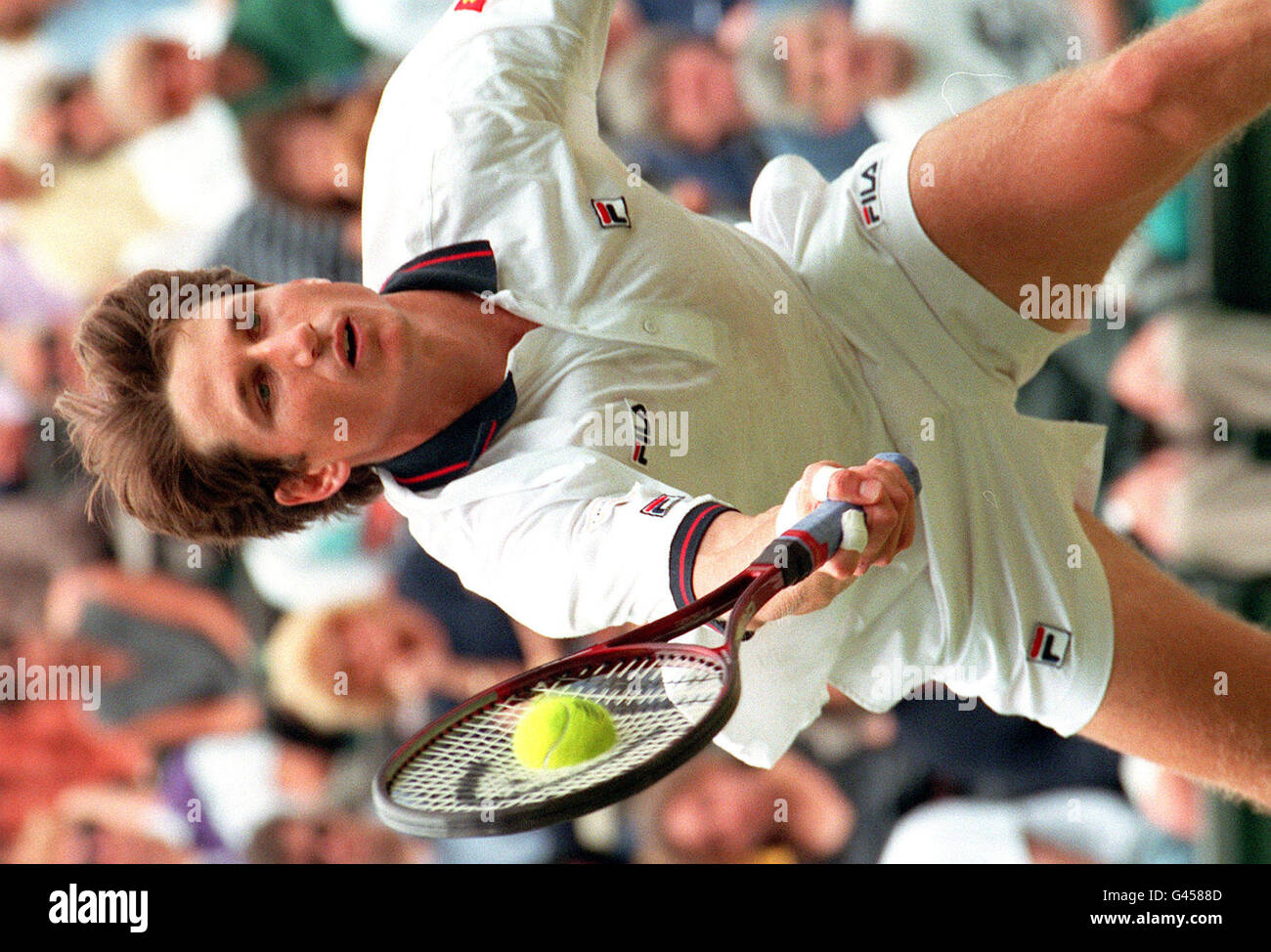 Australia's Jason Stoltenberg in action during his semi final against ...