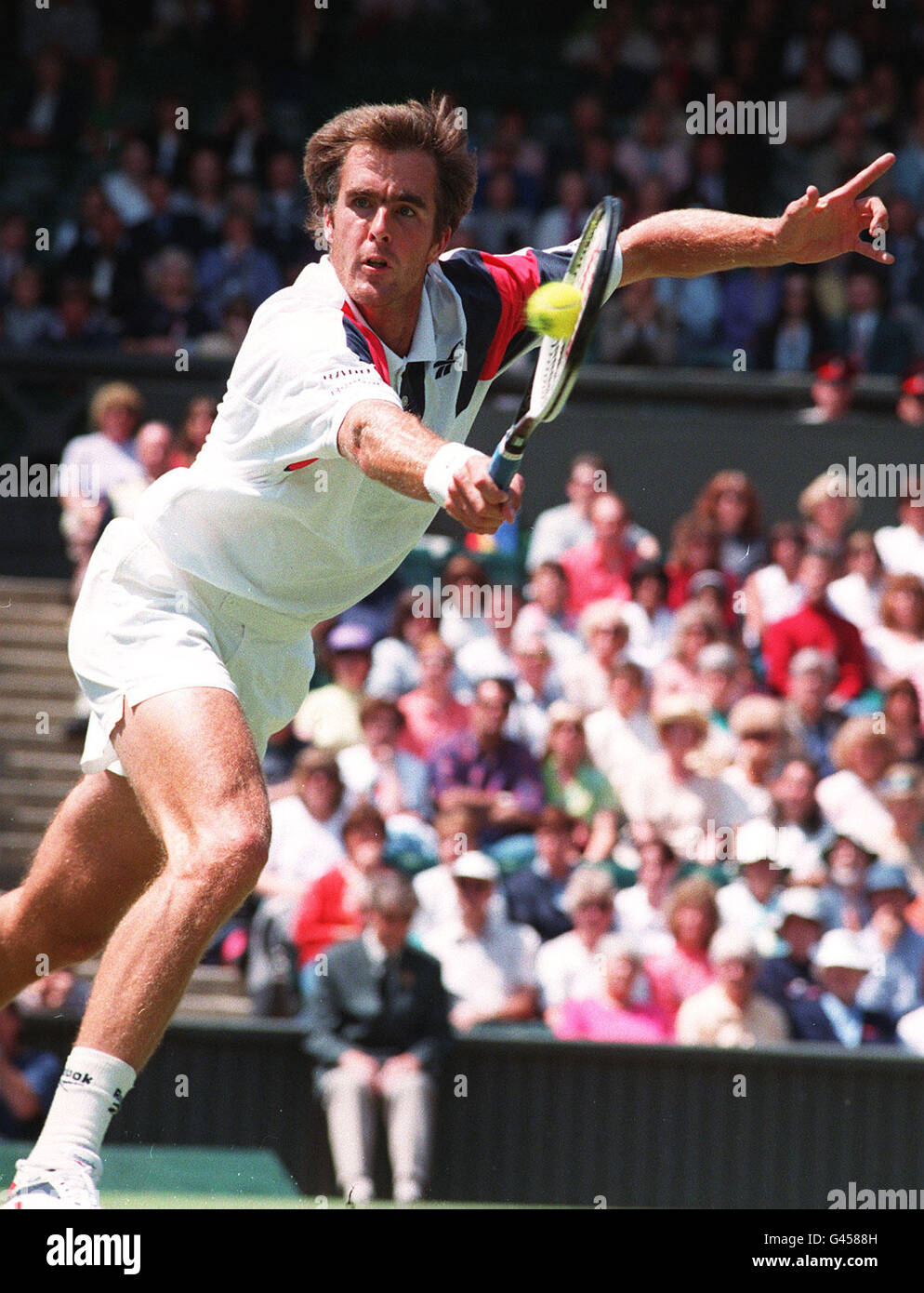 America's Todd Martin who lost 5-7 6-4 6-7 6-3 10-8 to compatriot ...