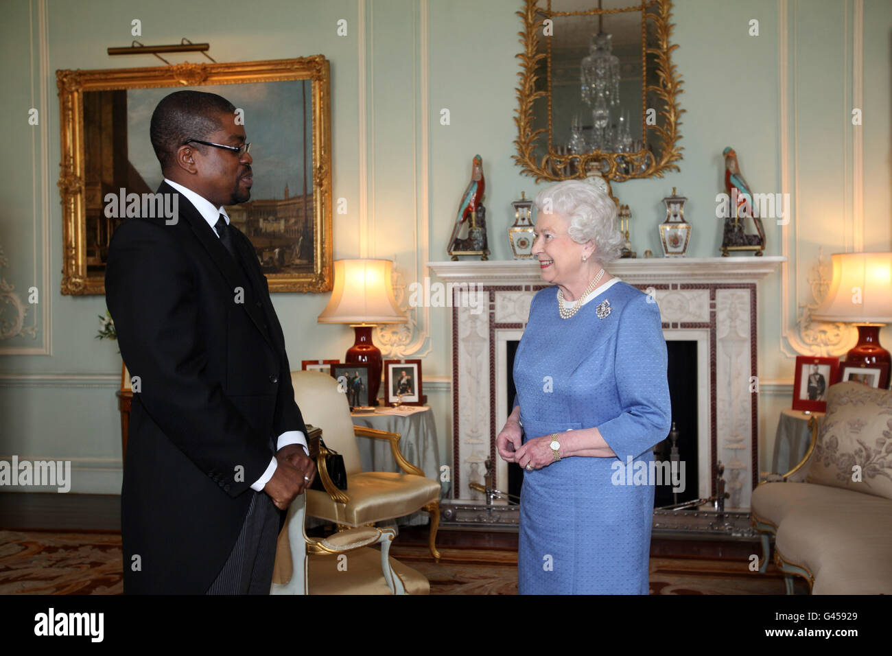 Queen Elizabeth II receives Mr. Kevin Isaac High Commissioner of St ...