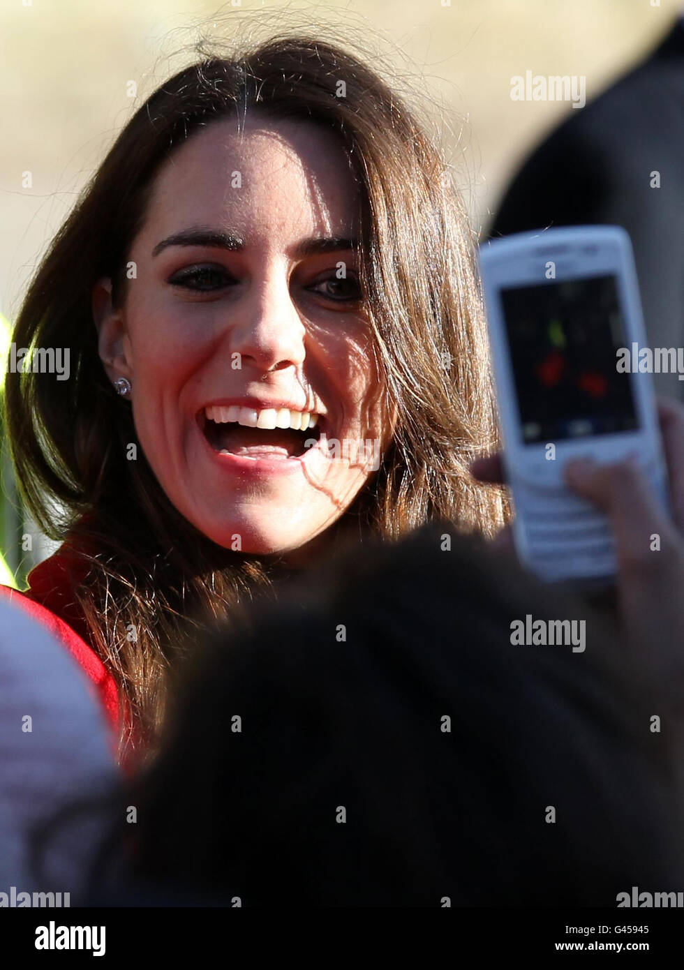 Kate middleton laughing hi-res stock photography and images - Alamy