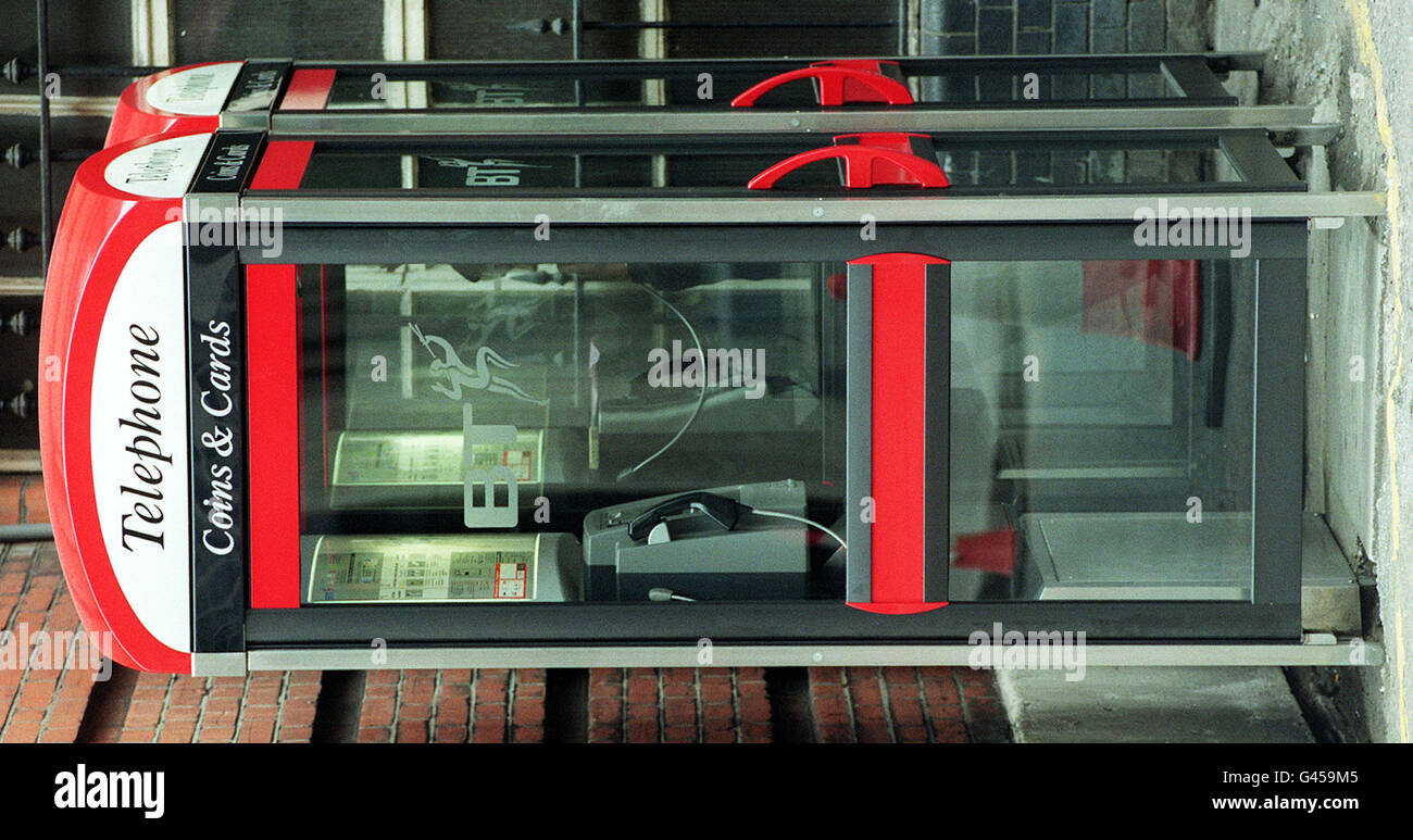 New Style BT Phone boxes Stock Photo - Alamy