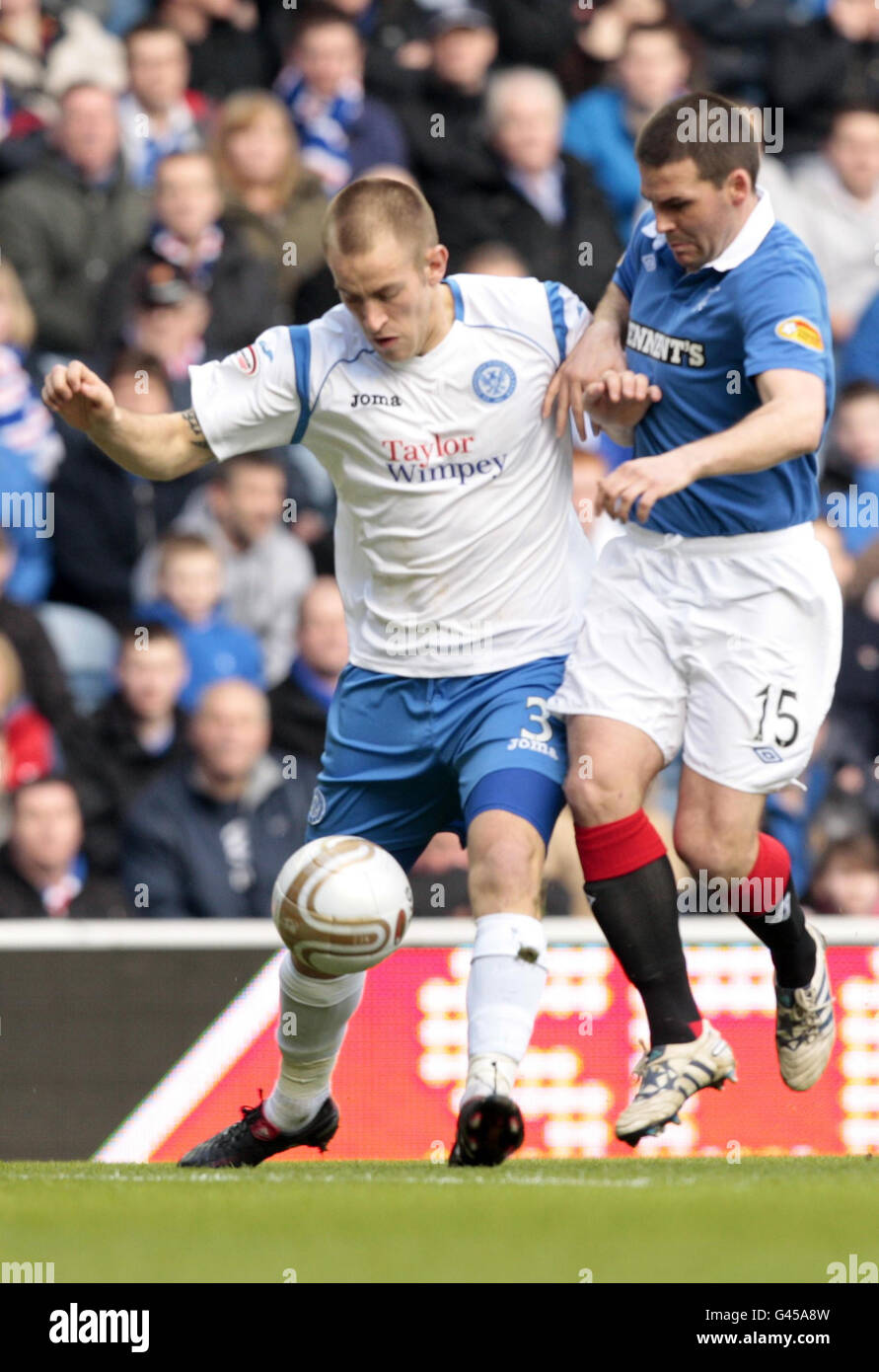 Soccer st johnstone full length battling mangsk hi-res stock ...
