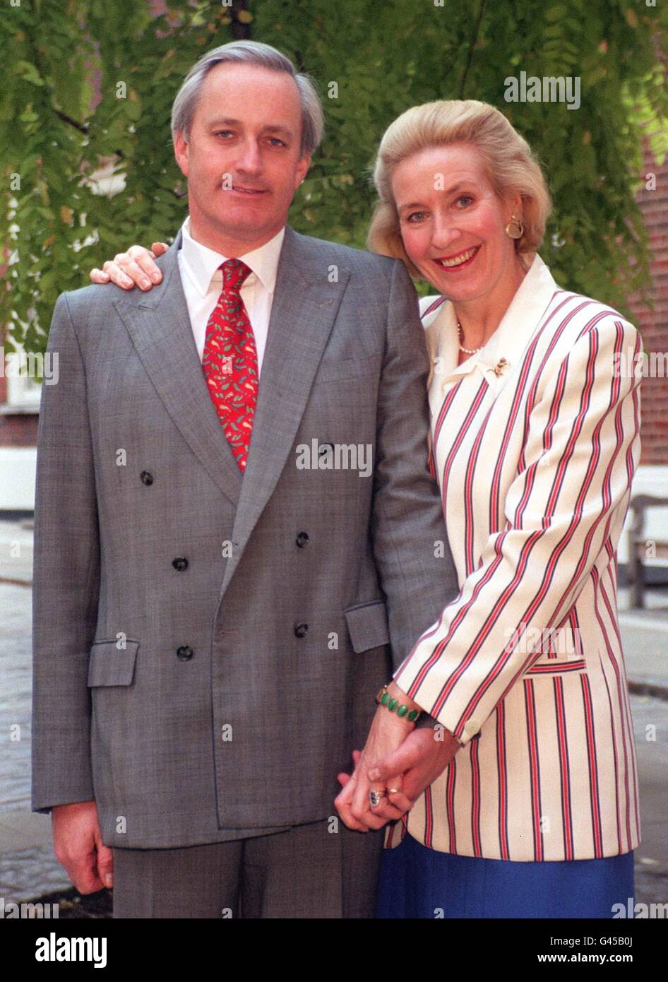 Neil Hamilton And His Wife Neil Hamilton Questioned By UKIP Over