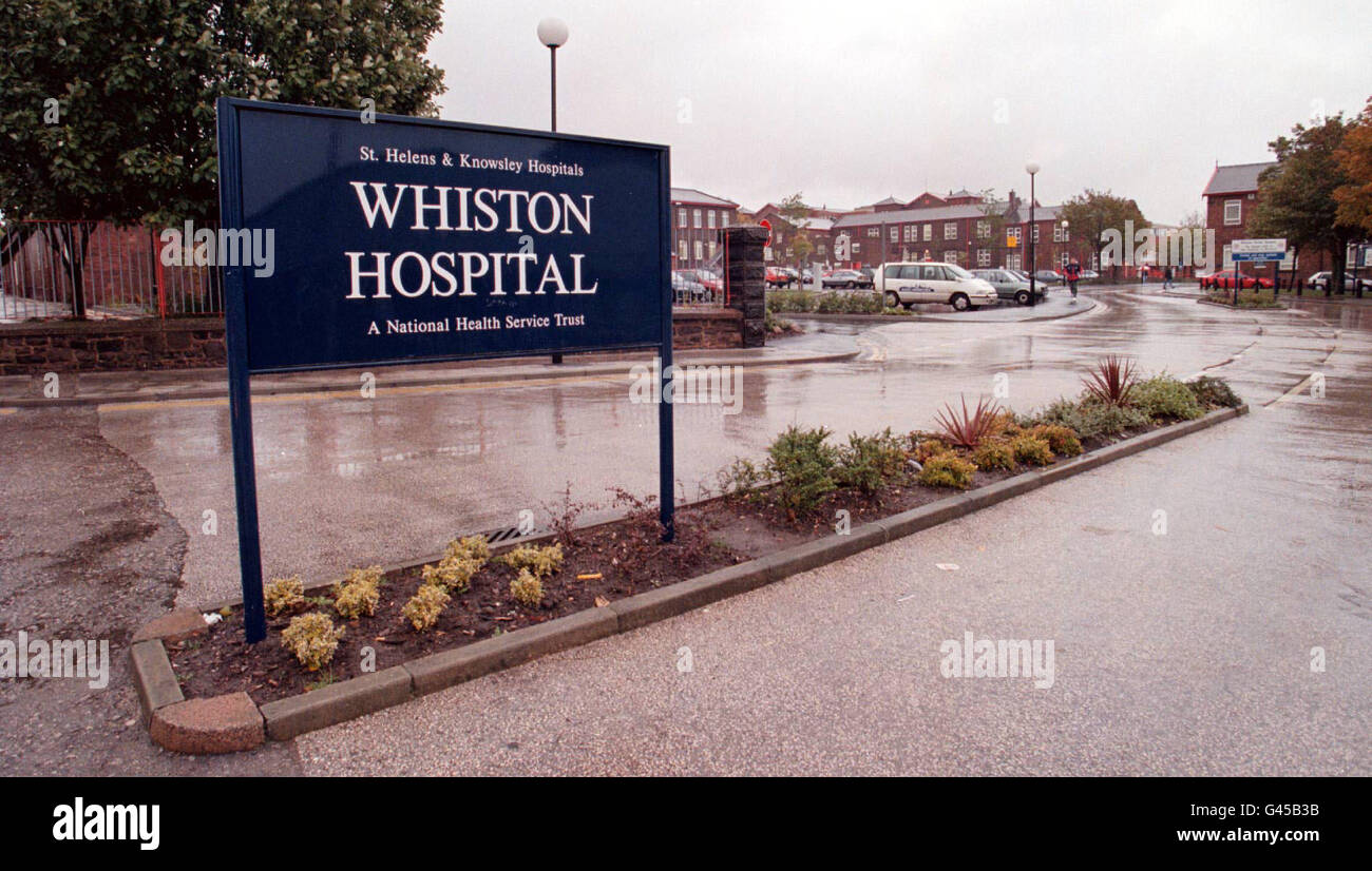 Merseyside/HIV Whiston Hospital Stock Photo - Alamy