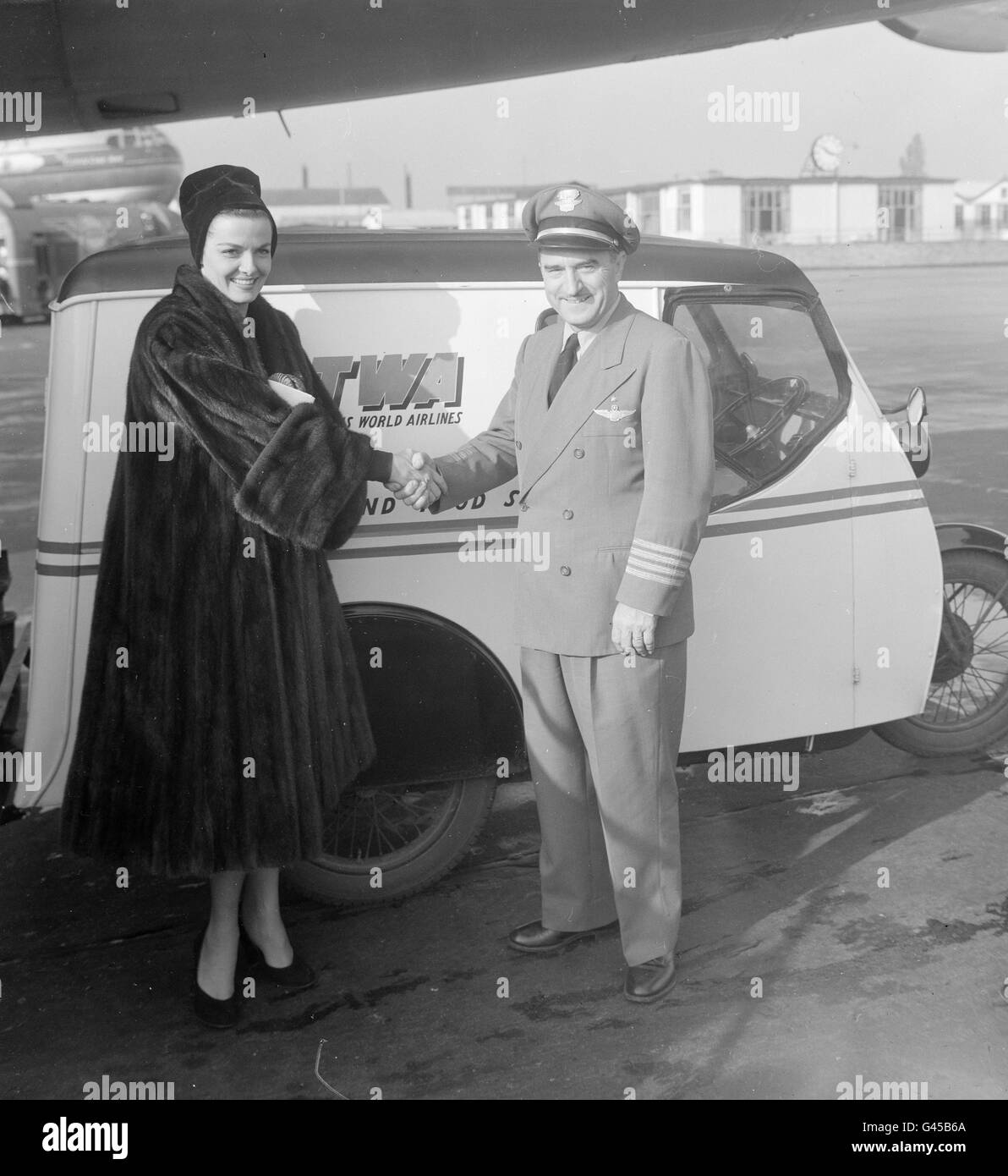 Entertainment - Jane Russell - Heathrow Airport Stock Photo - Alamy