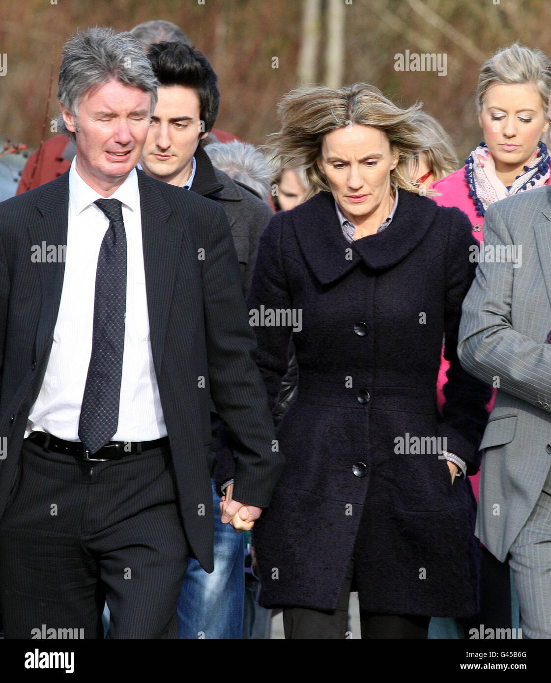 Son andrew second right and daughter lisa hi-res stock photography and ...