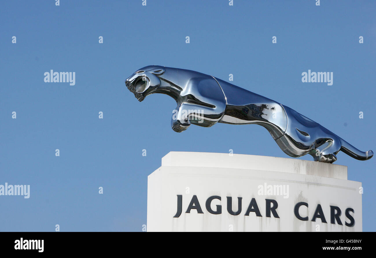 Business Secretary visits Jaguar Land Rover. A general view of the ...