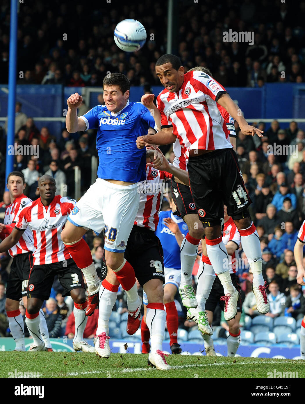 Soccer football league championship portsmouth sheffield united fratton ...