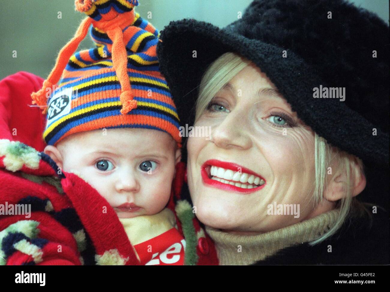 Former EastEnders star Michelle Collins and her daughter Maia attend ...