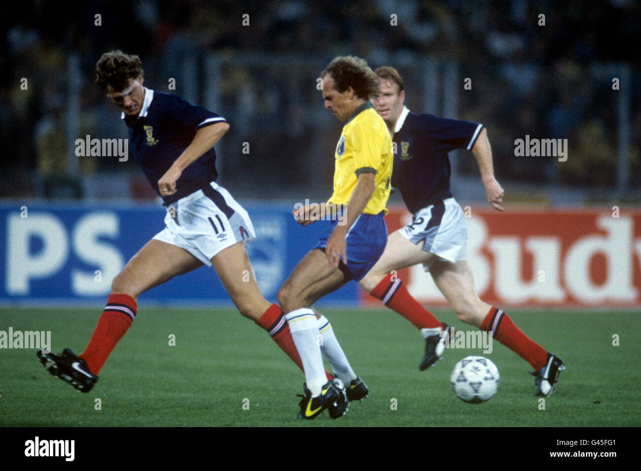 Soccer - FIFA World Cup Italia 90 - Group C - Brazil v Scotland ...