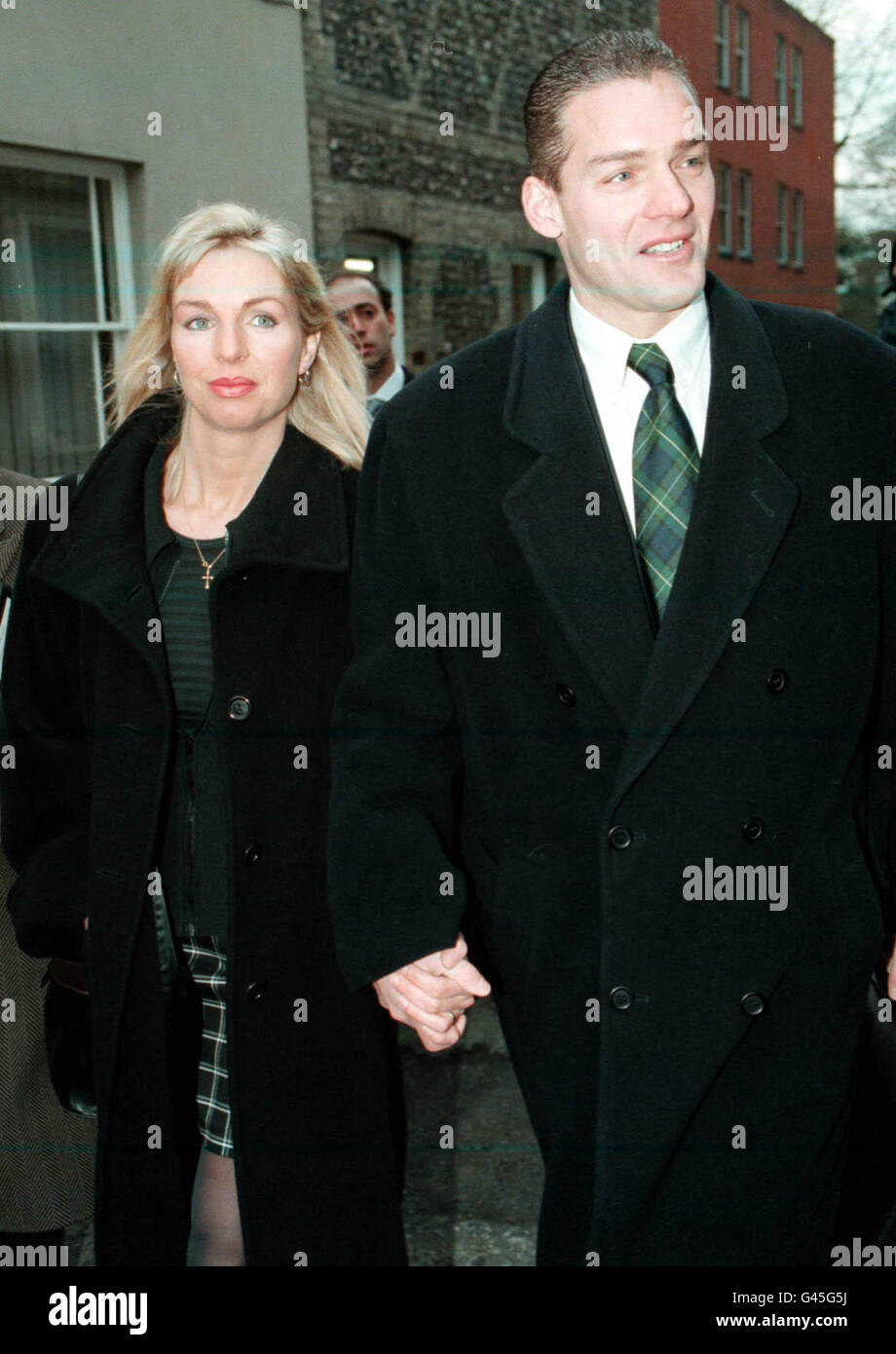 Hans Segers, 35, the Dutch-born former Wimbledon keeper, and his wife ...