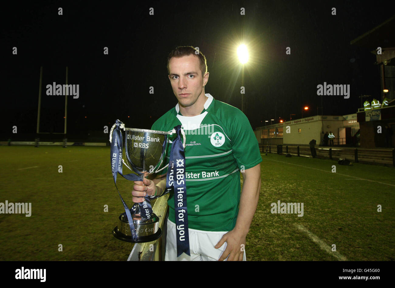 Ireland captain Frank Cogan before during the Club International at ...