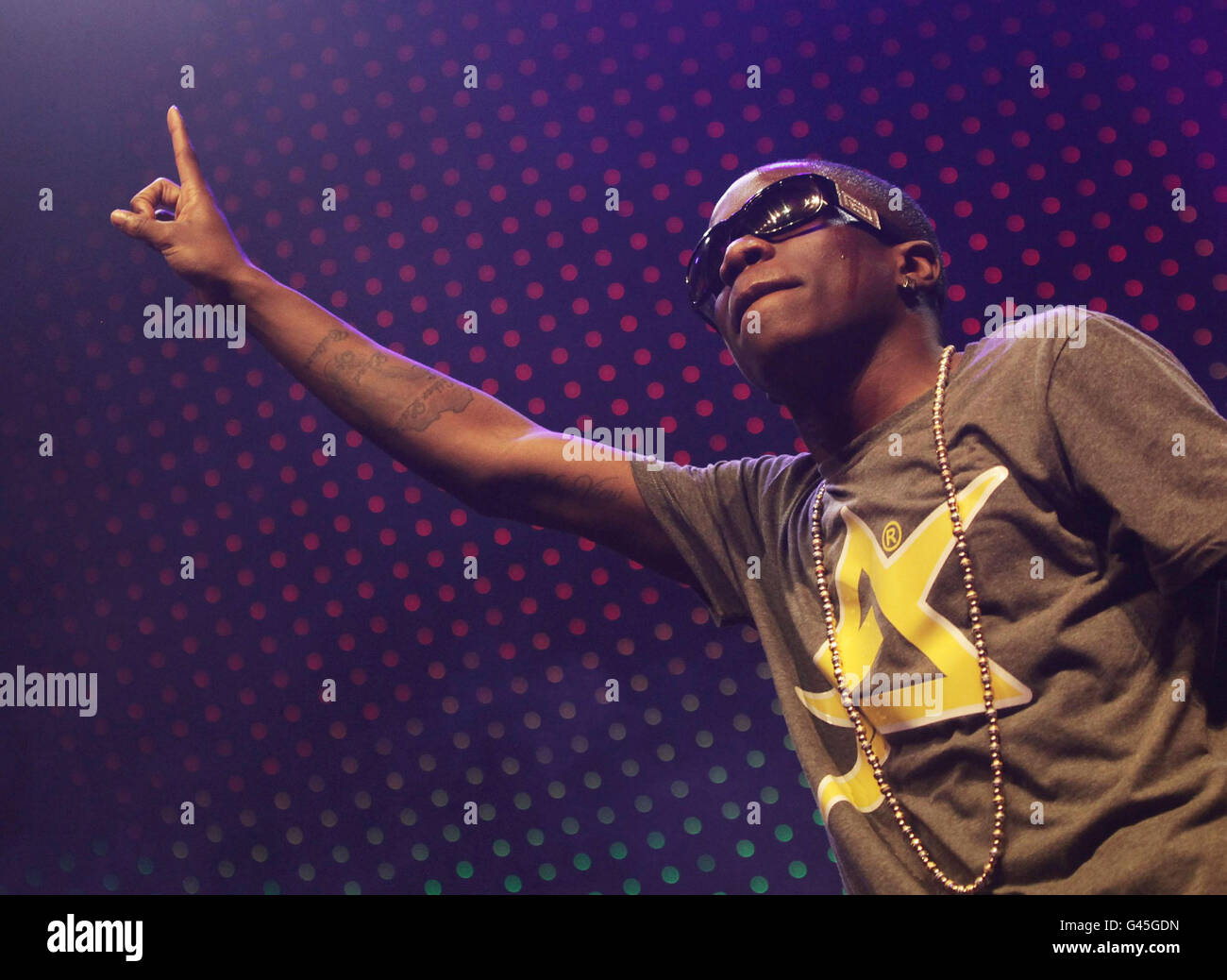 The Sunshine Concert - London. Tinchy Stryder performing during The ...