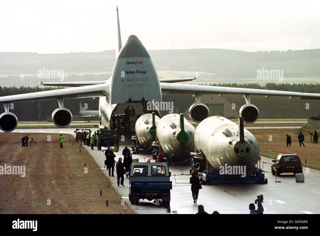 A Russian Antonov 124 condor freighter, one of the worlds largest ...