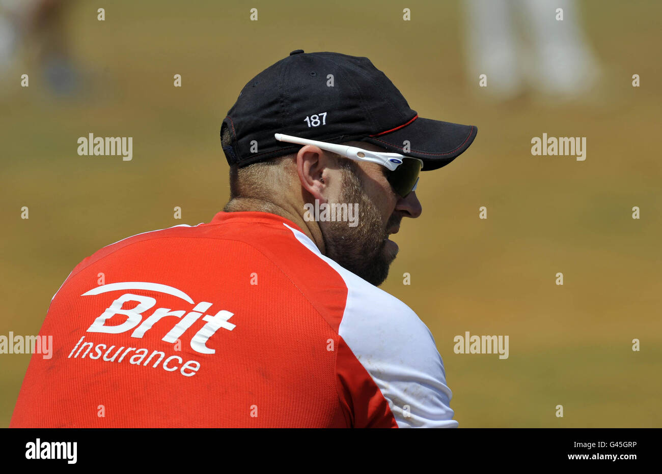 England's Matt Prior during a practice session at the Chidambaram ...