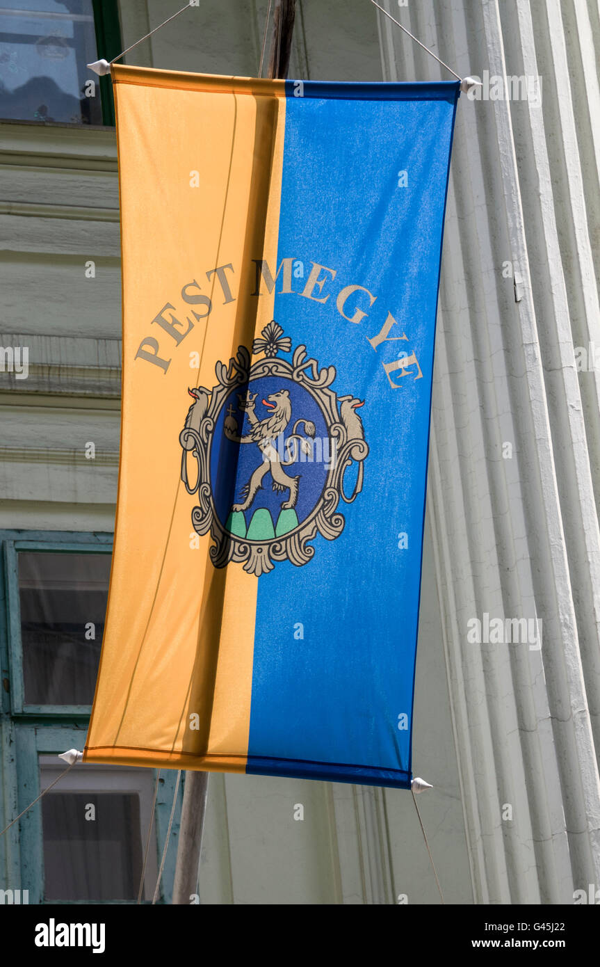 Budapest city flag hi-res stock photography and images - Alamy